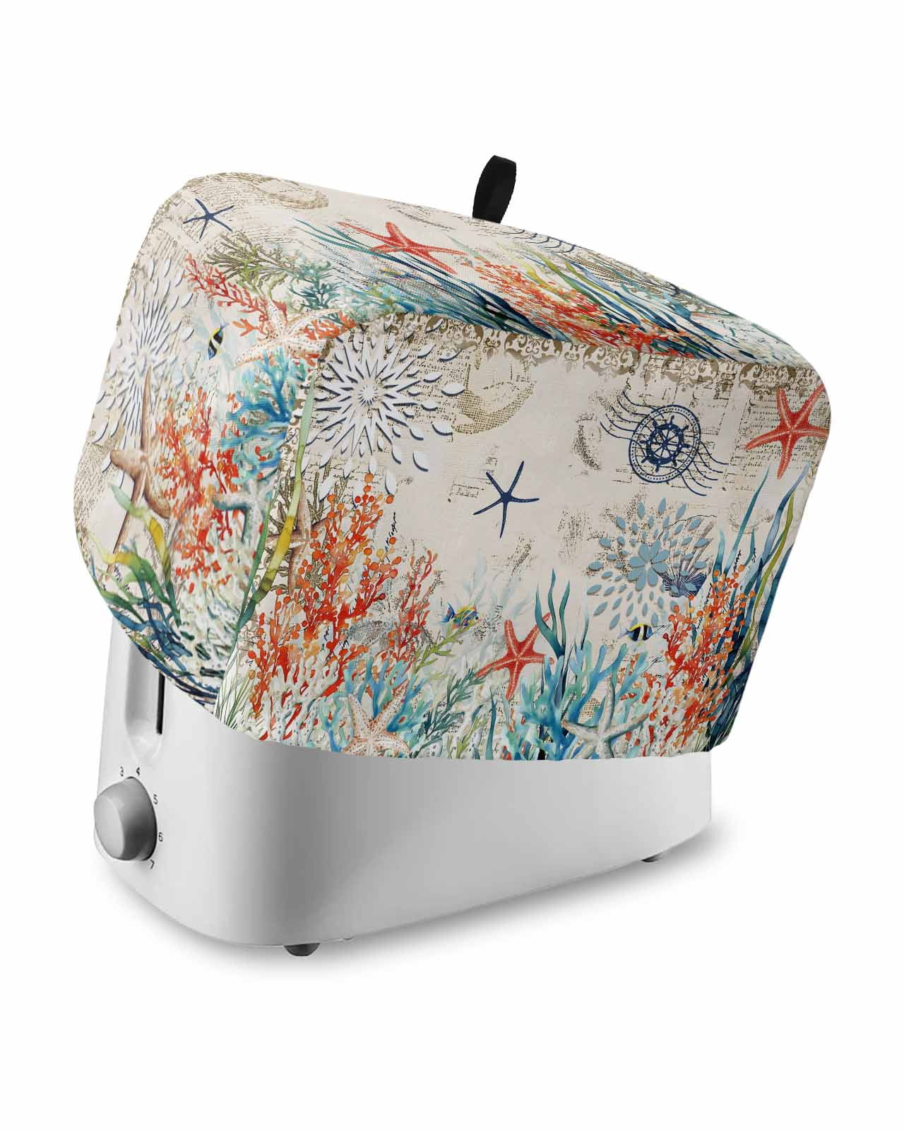 Fsddascl Coastal Ocean Toaster Cover 2 Slice, Small Kitchen Appliance ...