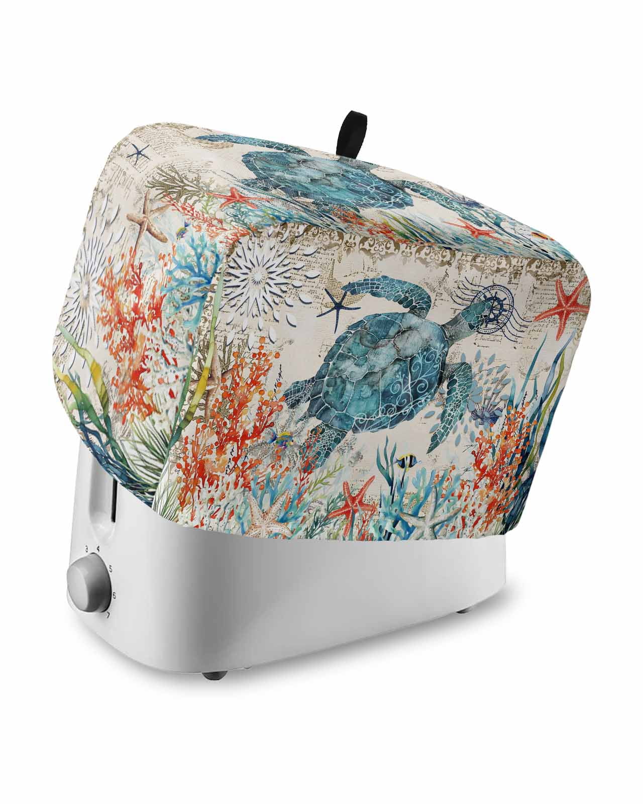 Fsddascl Coastal Sea Turtle Toaster Cover 2 Slice, Small Kitchen ...