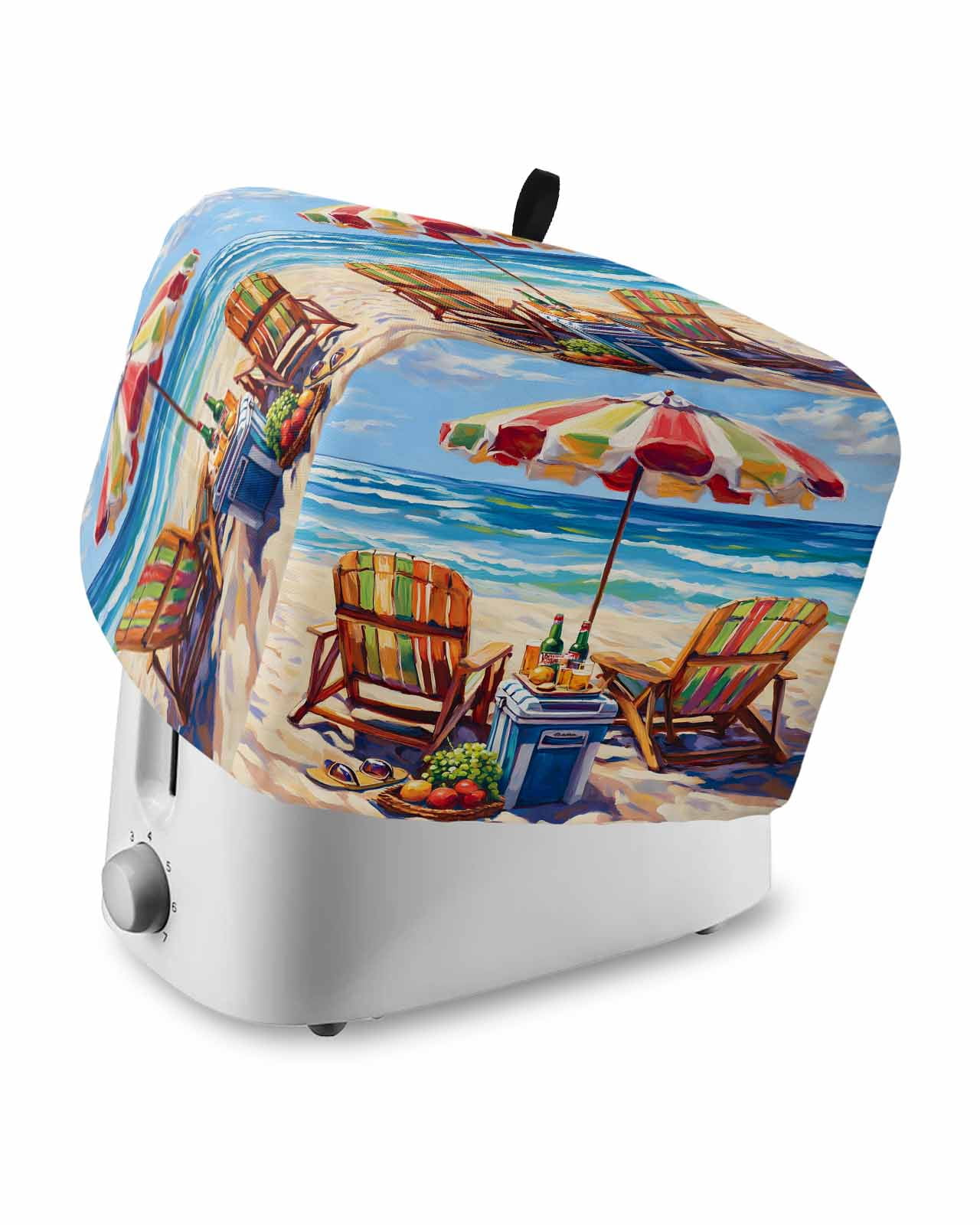 Fsddascl Coastal Sea Wave Toaster Cover 2 Slice, Small Kitchen ...