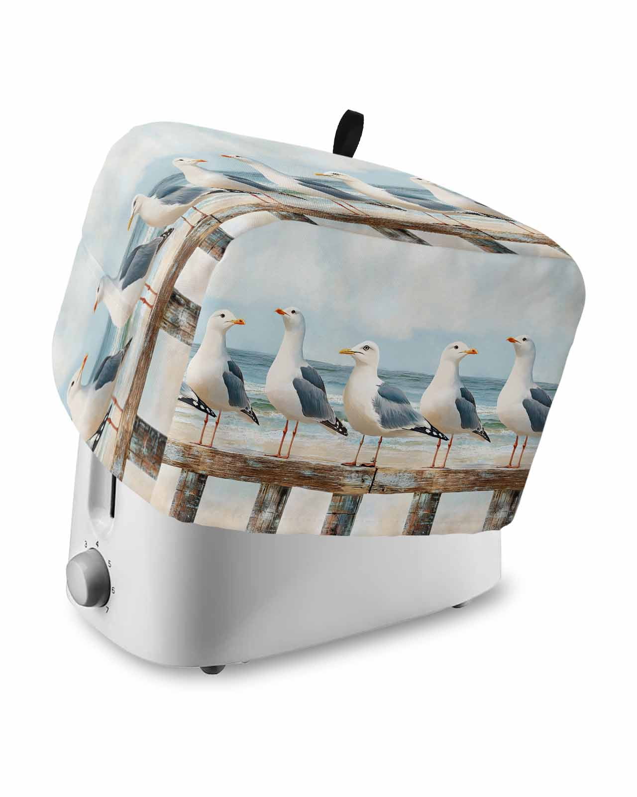 Fsddascl Coastal Seagull Toaster Cover 2 Slice, Small Kitchen Appliance ...