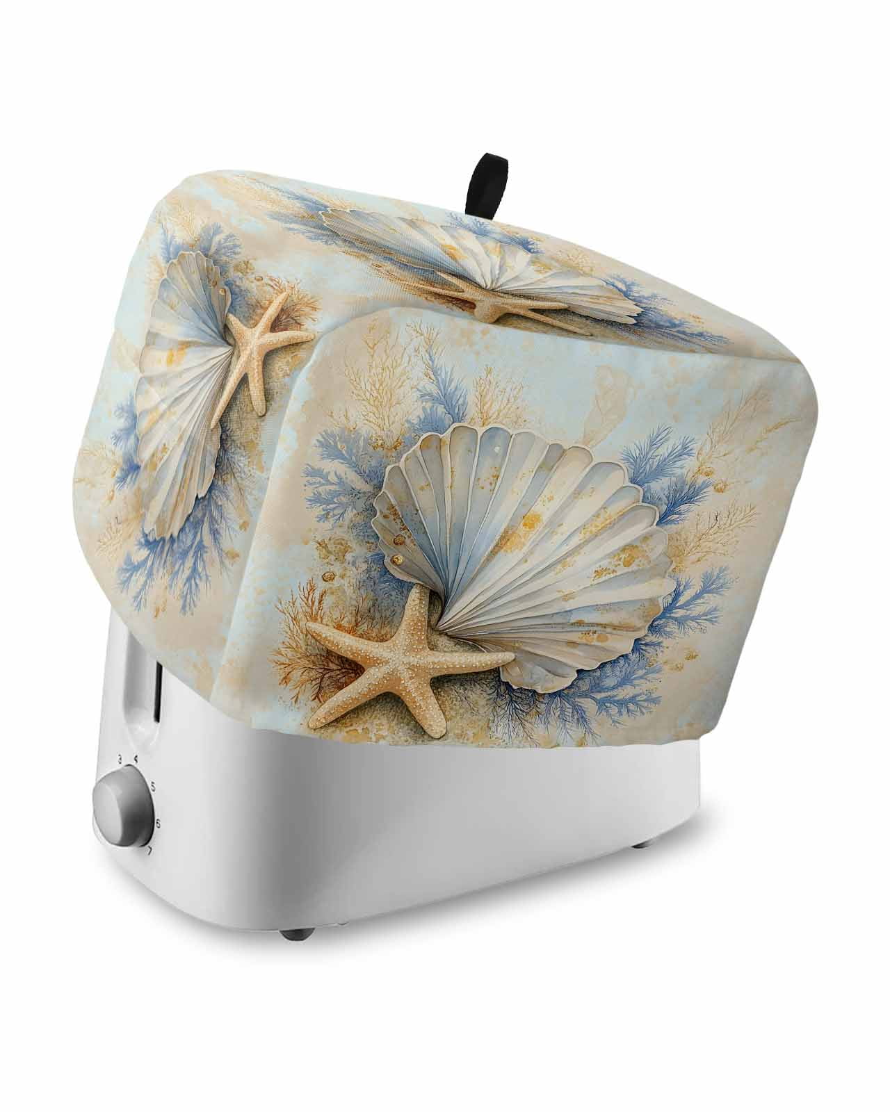 Fsddascl Coastal Shell Small Toaster Cover 2 Slice, Kitchen Appliance ...