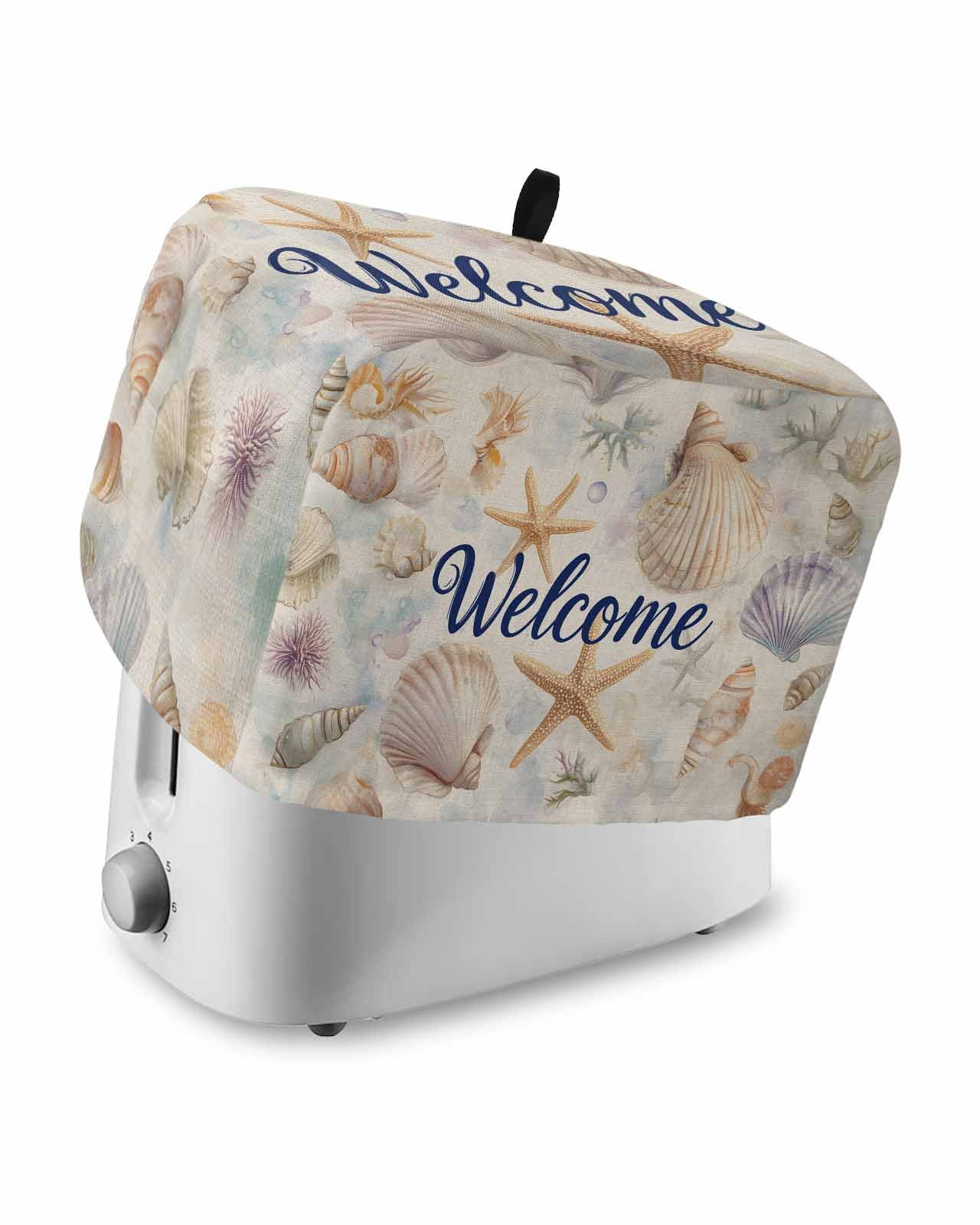 Fsddascl Coastal Shell Small Toaster Cover 2 Slice, Kitchen Appliance ...