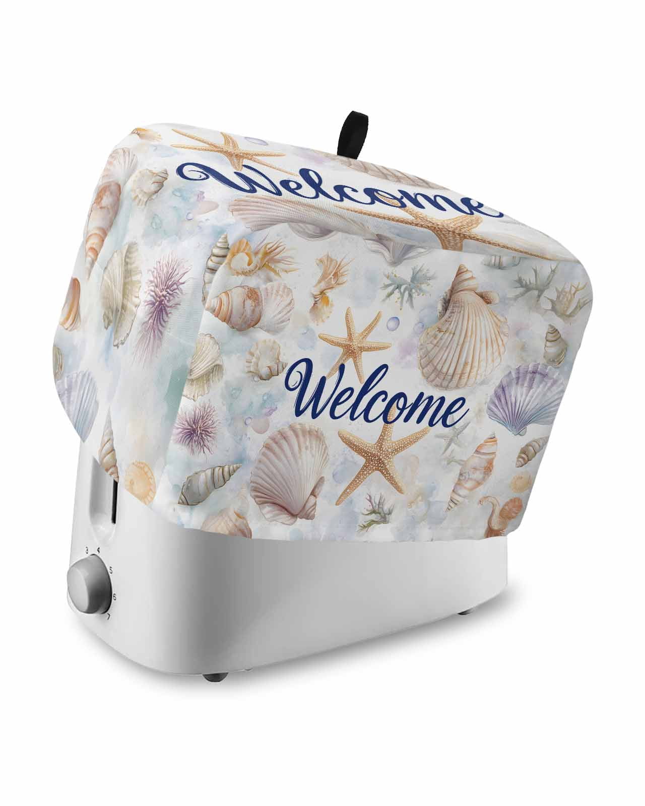 Fsddascl Coastal Shell Toaster Cover 2 Slice, Small Kitchen Appliance ...