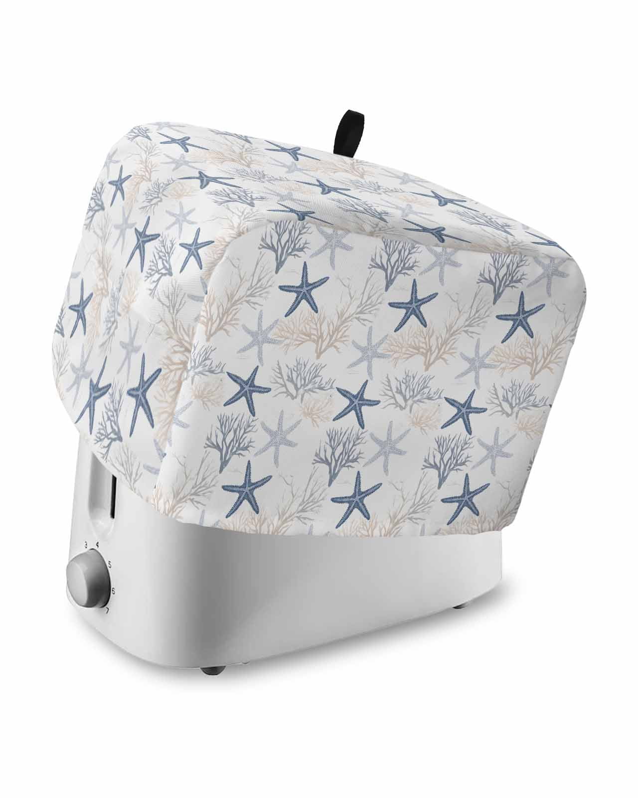 Fsddascl Coastal Toaster Cover 4 Slice, Large Kitchen Appliance Covers ...
