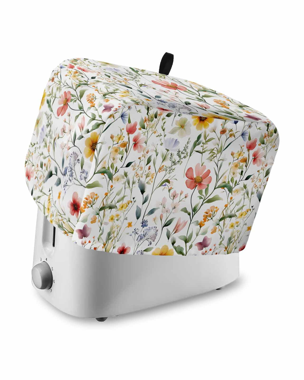 Fsddascl Colored Flower Toaster Cover 4 Slice, Large Kitchen Appliance ...