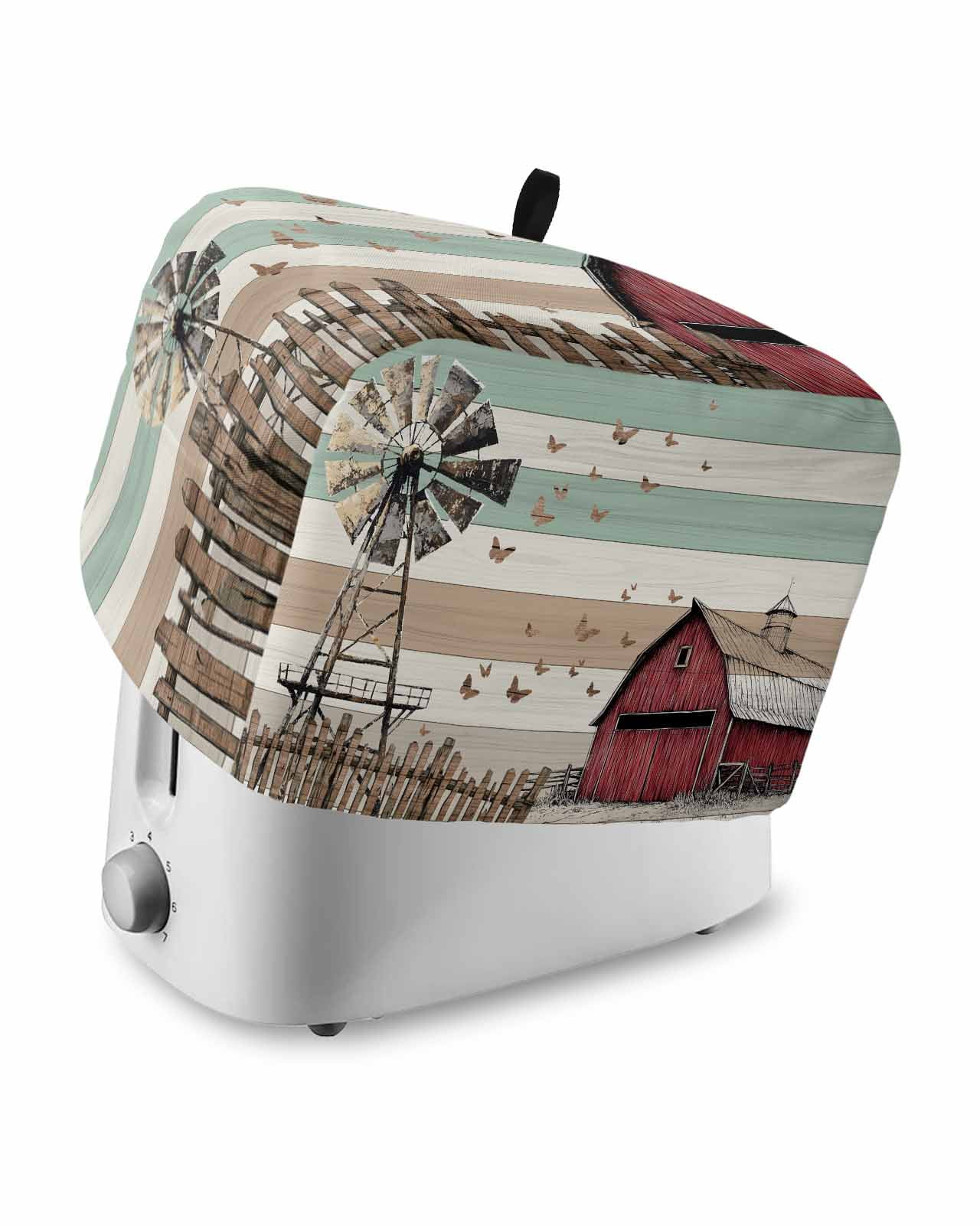 Fsddascl Country Farm Toaster Cover 2 Slice, Small Kitchen Appliance ...