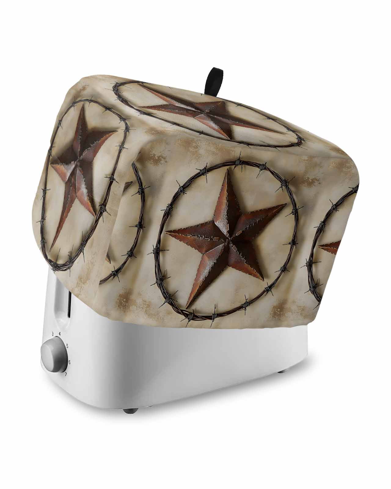Fsddascl Country Star Retro Toaster Cover 2 Slice, Small Kitchen ...