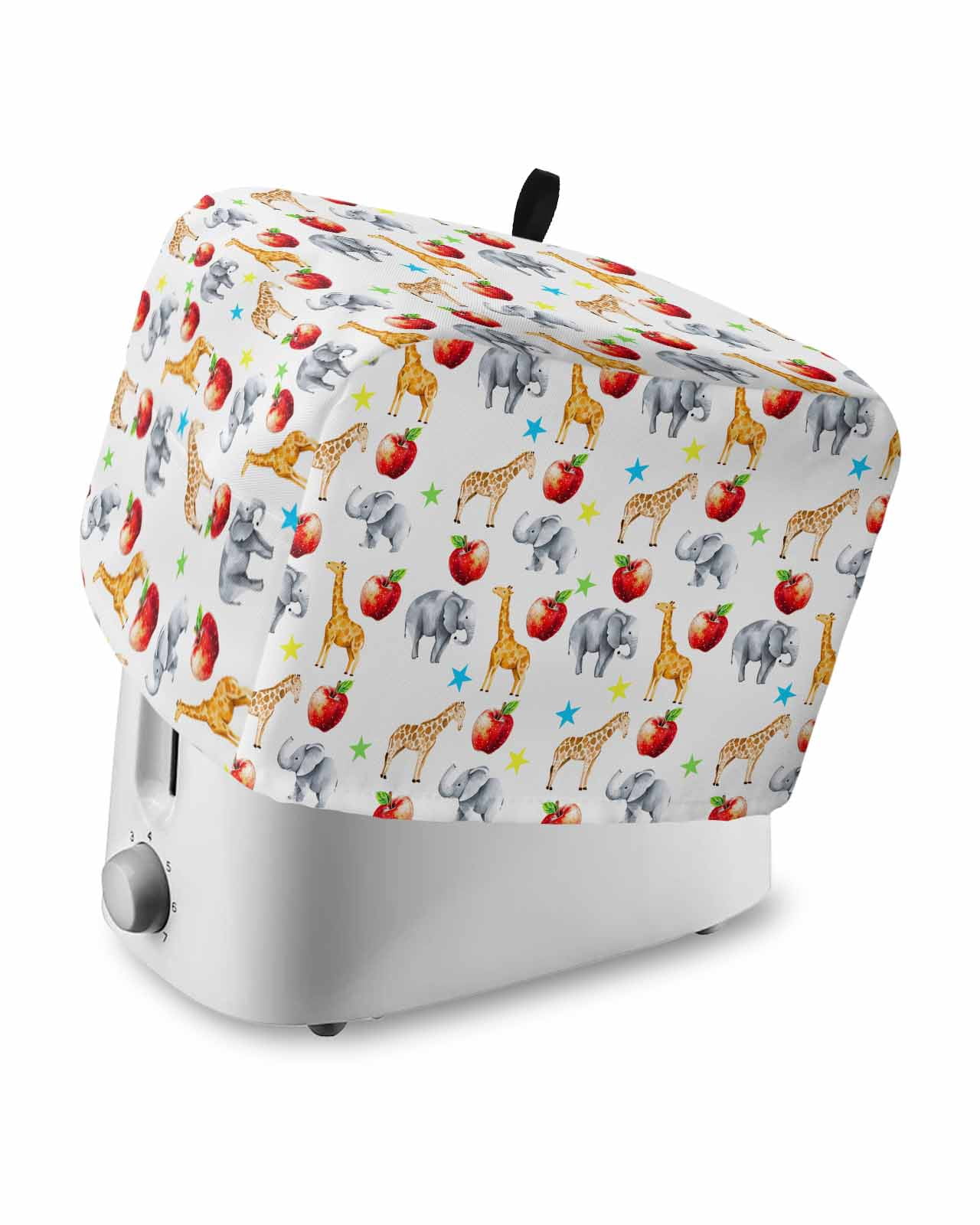 Fsddascl Cute Giraffe Elephant Toaster Cover 2 Slice, Small Kitchen ...