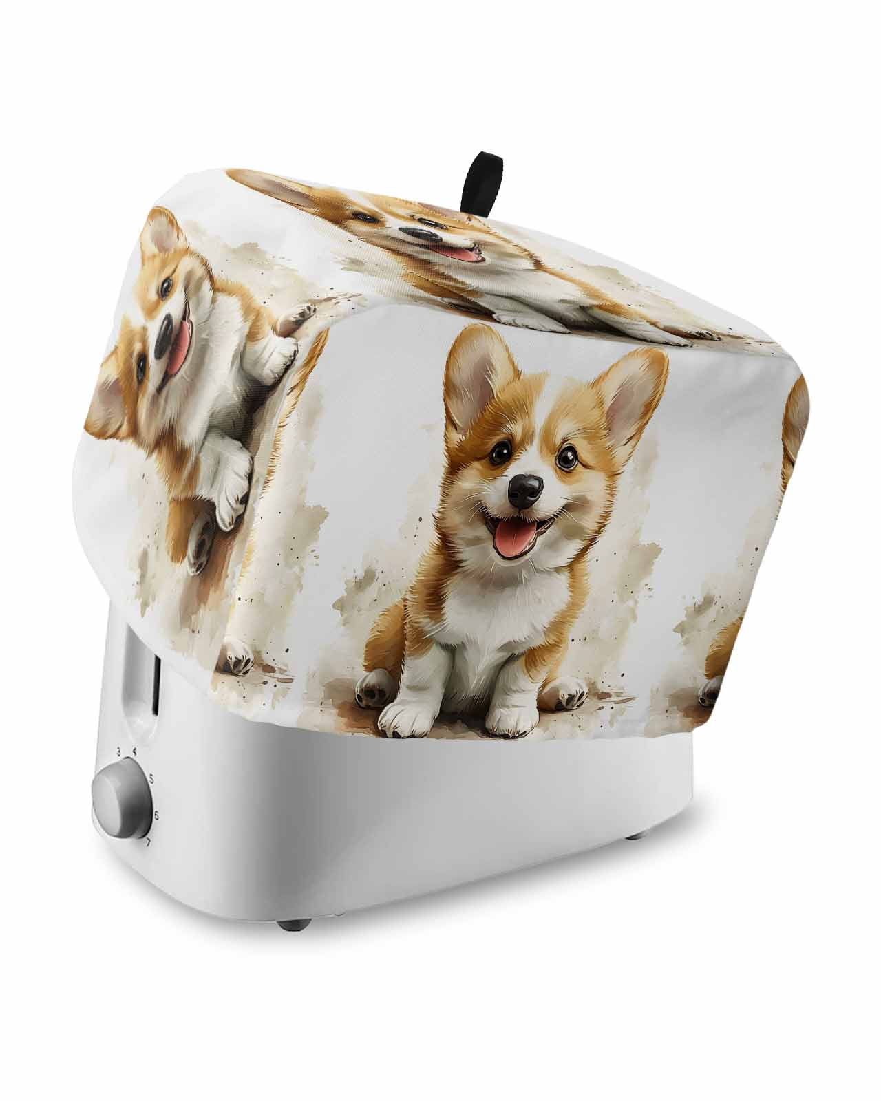 Fsddascl Cute Puppy Small Toaster Cover 2 Slice, Kitchen Appliance ...