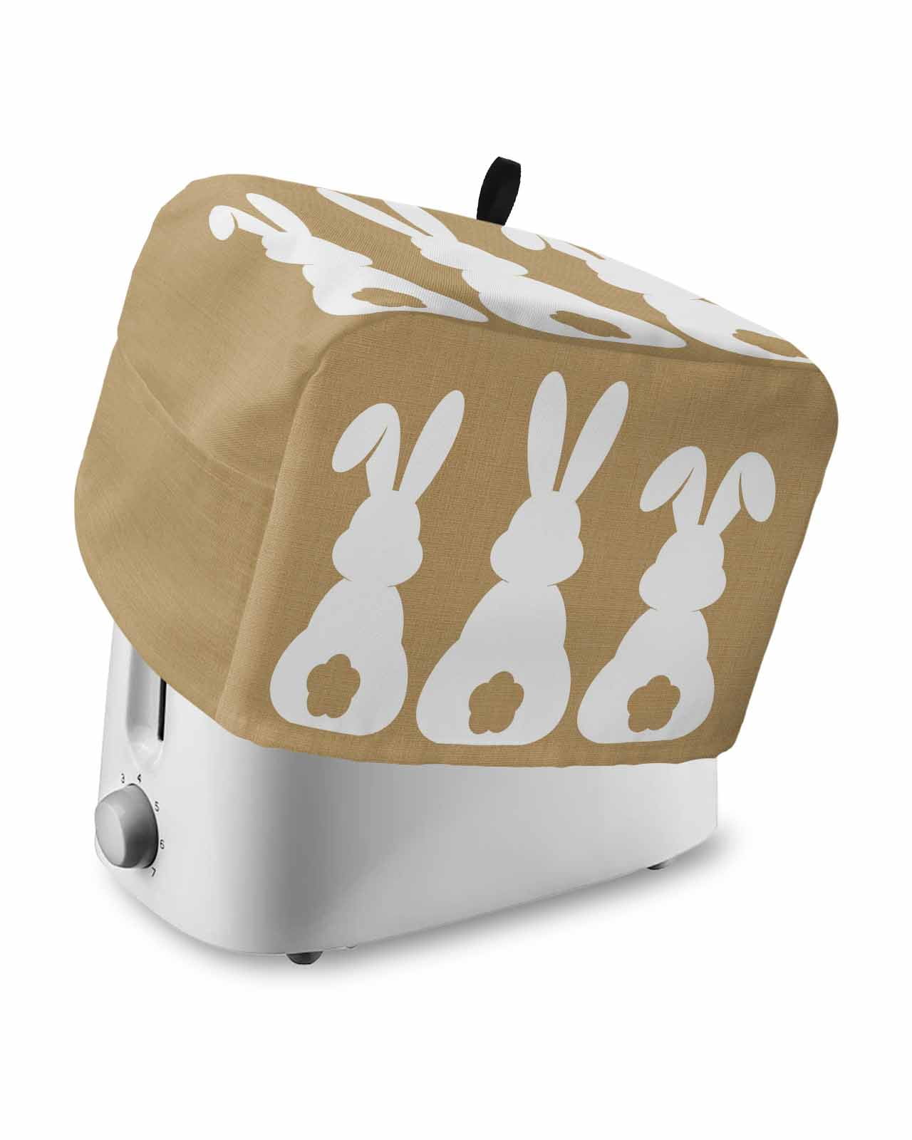 Fsddascl Easter Bunny Toaster Cover 4 Slice, Large Kitchen Appliance ...
