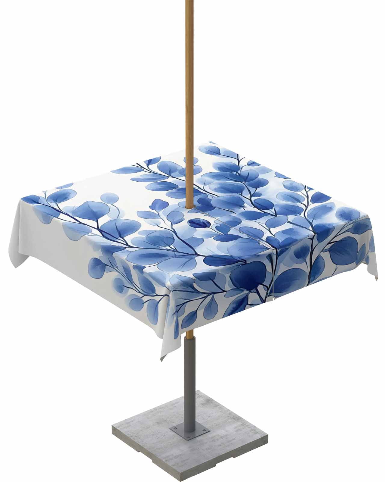 Fsddascl Elegant Eucalyptus Outdoor Tablecloth - 60x60 Inch Square ...