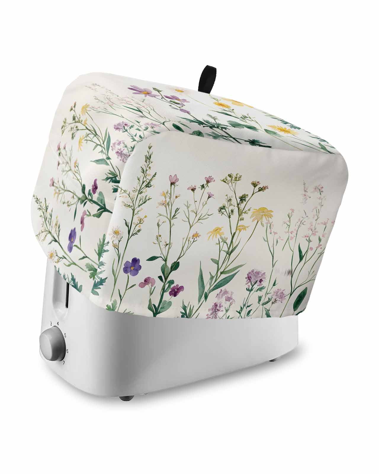 Fsddascl Farmhouse Botanical Floral Small Toaster Cover 2 Slice ...