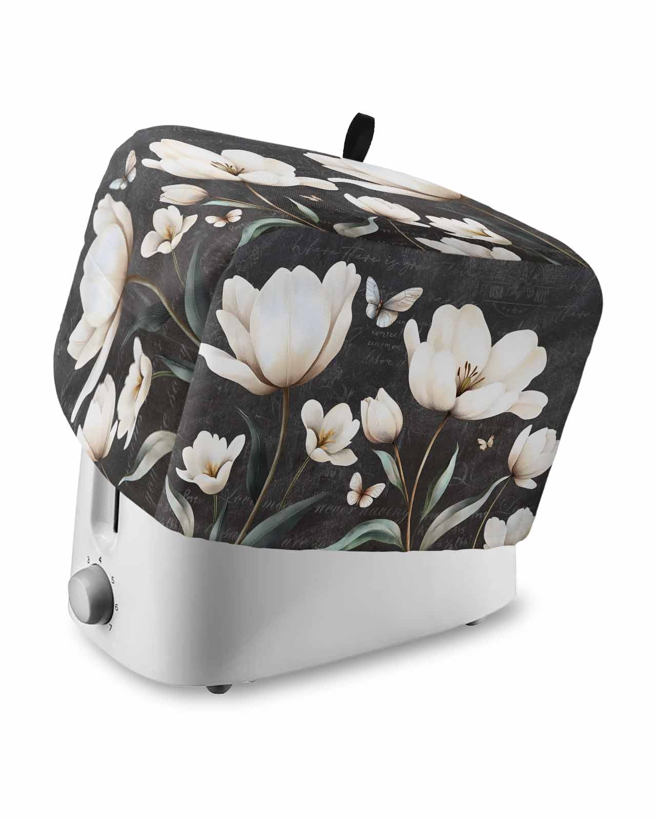 Fsddascl Farmhouse Floral Toaster Cover 4 Slice, Large Kitchen ...