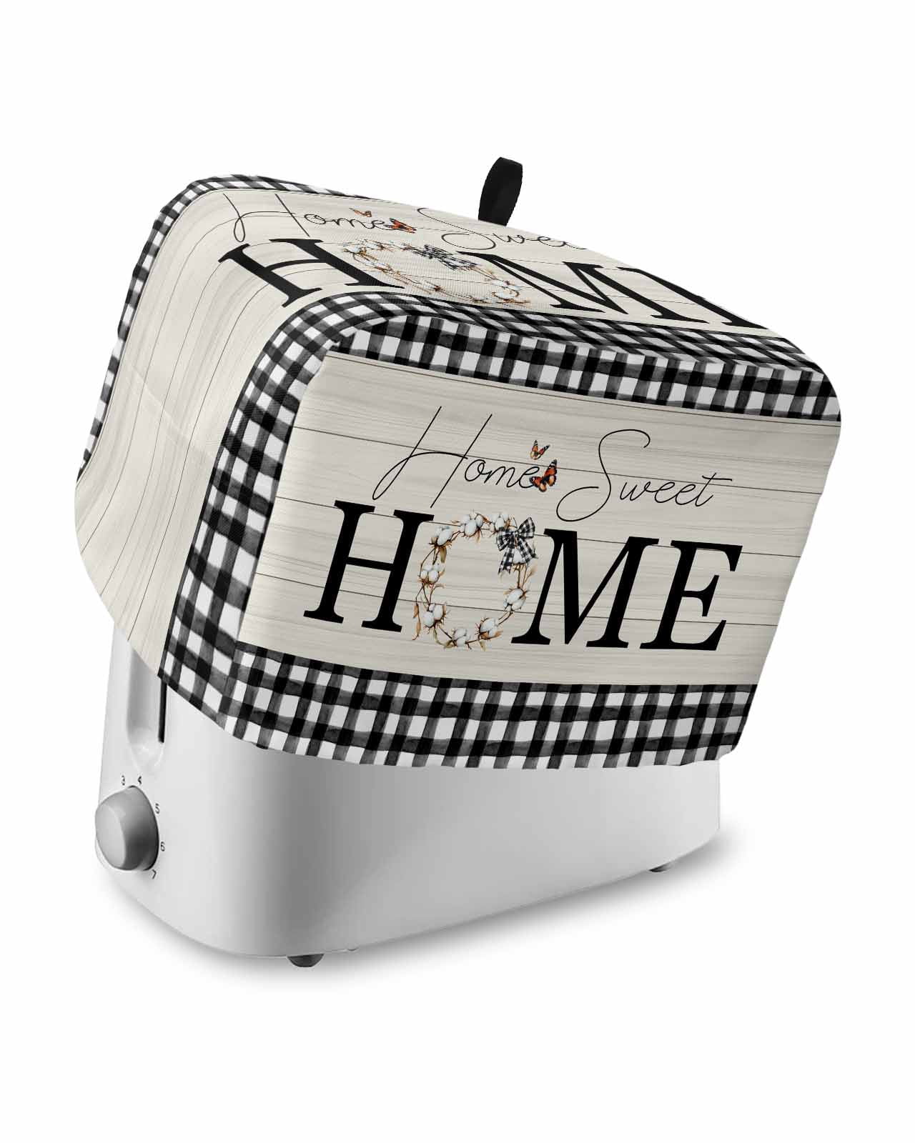 Fsddascl Farmhouse Home Toaster Cover 2 Slice, Small Kitchen Appliance ...
