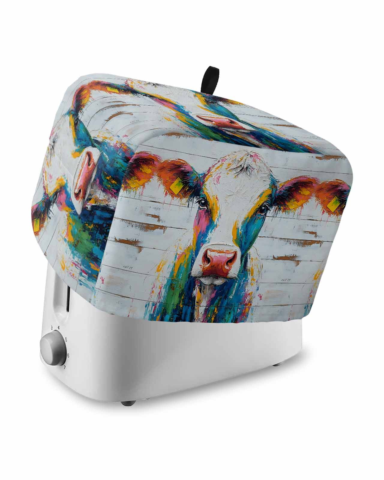 Fsddascl Farmhouse Oil Painting Small Toaster Cover 2 Slice, Kitchen ...