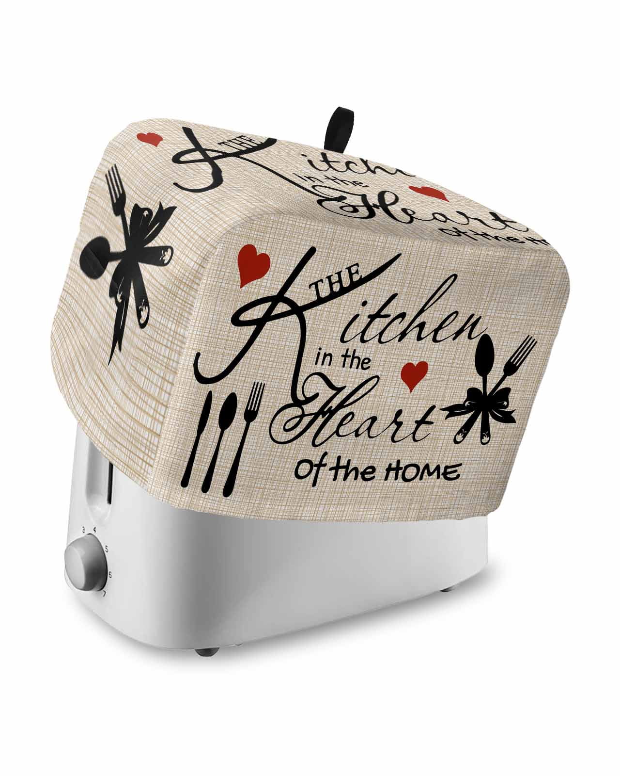 Fsddascl Farmhouse Retro Toaster Cover 2 Slice, Small Kitchen Appliance ...