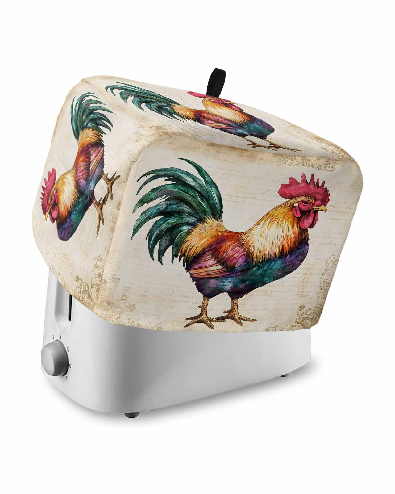 Fsddascl Farmhouse Rooster Toaster Cover 2 Slice, Small Kitchen ...