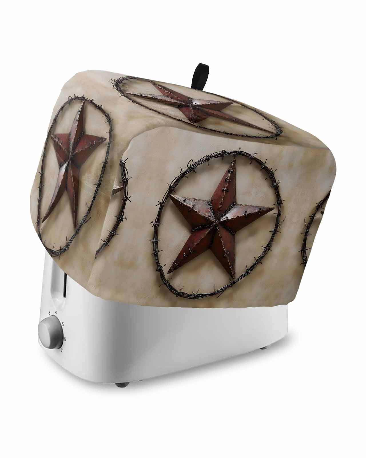 Fsddascl Farmhouse Vintage Toaster Cover 4 Slice, Large Kitchen ...