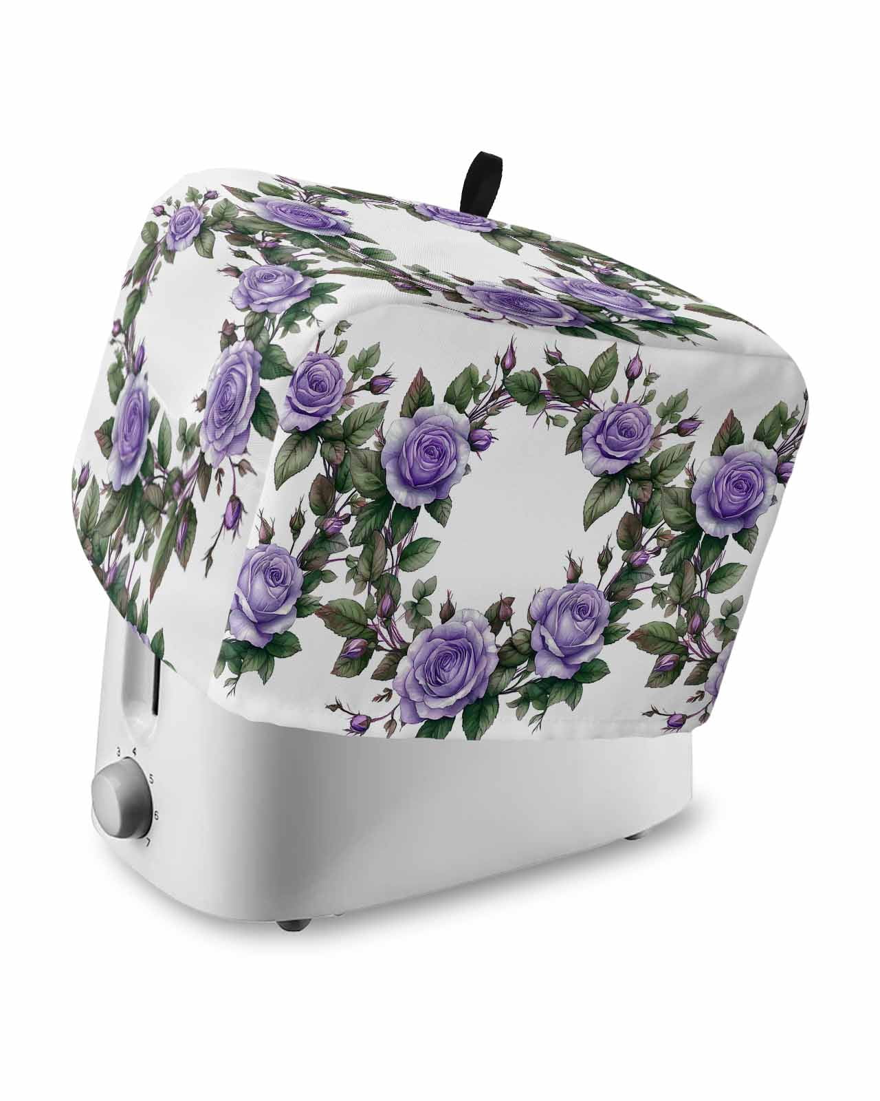 Fsddascl Floral Botanical Purple Toaster Cover 2 Slice, Small Kitchen ...