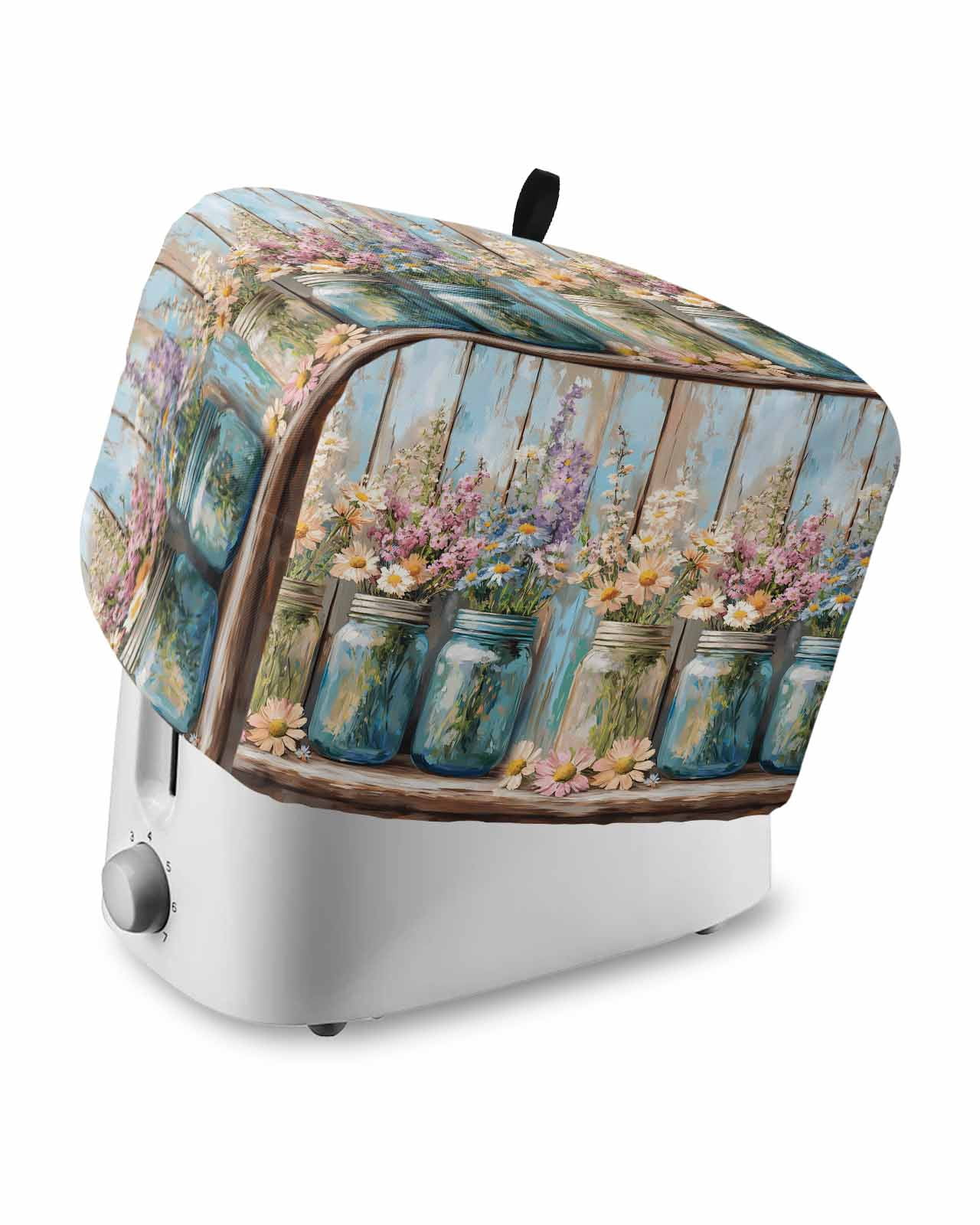Fsddascl Flower Floral Small Toaster Cover 2 Slice, Kitchen Appliance ...