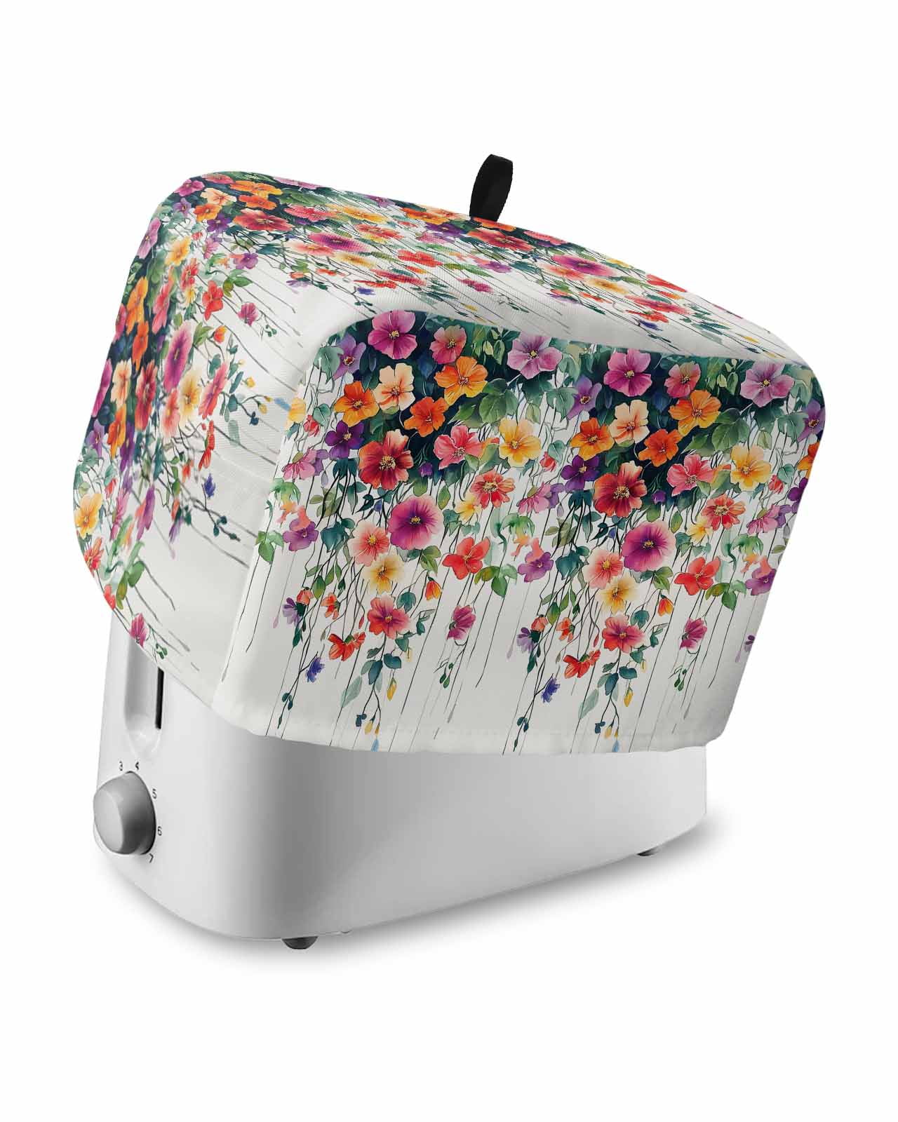 Fsddascl Flower Leaf Toaster Cover 4 Slice, Large Kitchen Appliance ...
