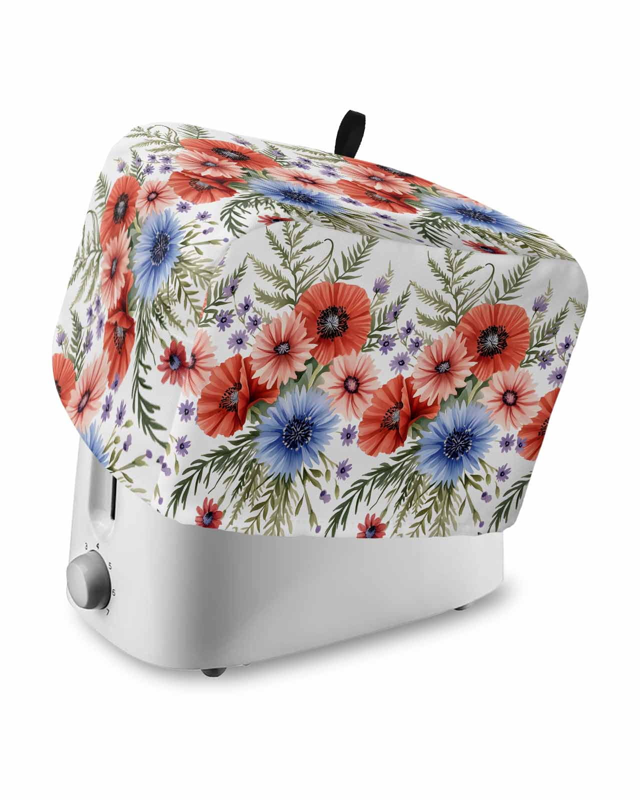 Fsddascl Flower Toaster Cover 4 Slice, Large Kitchen Appliance Covers ...