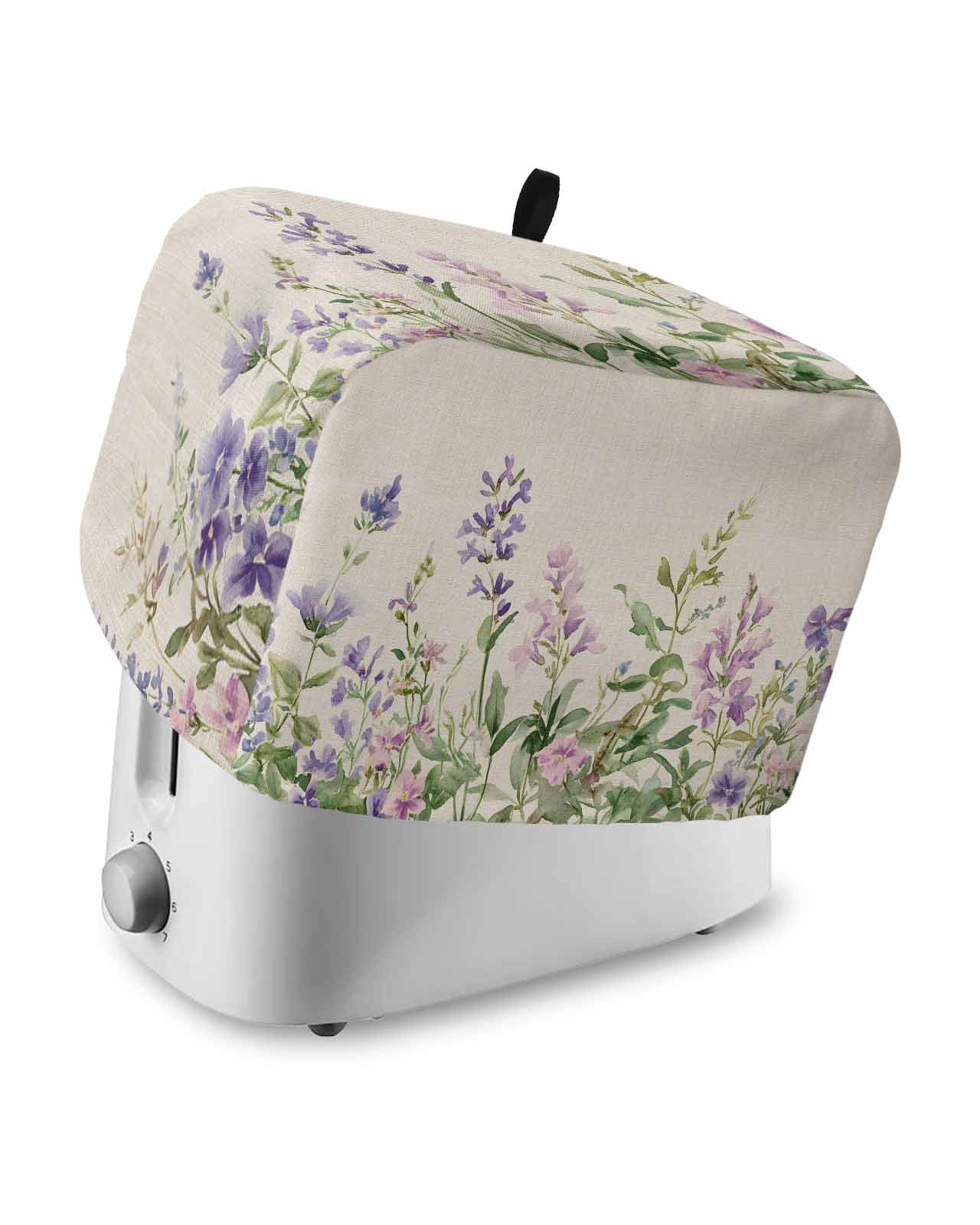 Fsddascl Flowers Lavender Toaster Cover 4 Slice, Large Kitchen ...