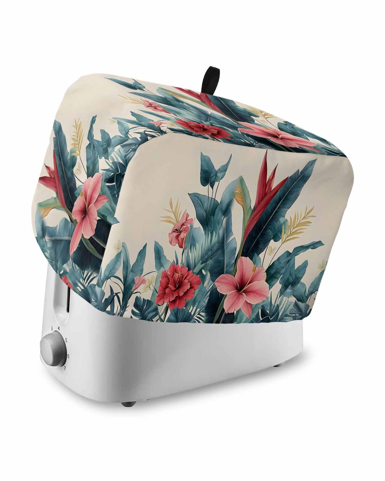 Fsddascl Flowers Leaves Small Toaster Cover 2 Slice, Kitchen Appliance ...