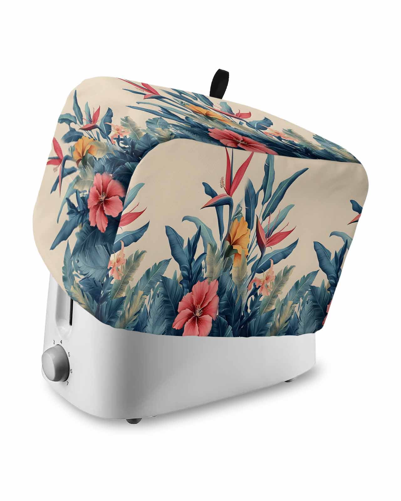 Fsddascl Flowers Leaves Toaster Cover 2 Slice, Small Kitchen Appliance ...