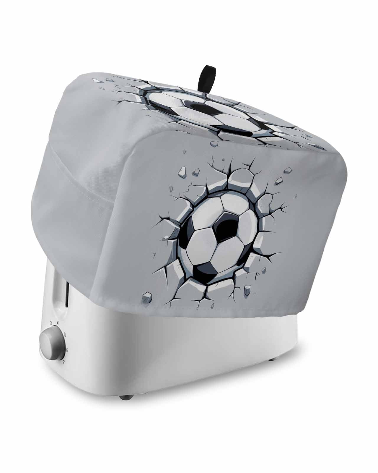 Fsddascl Football Wall Crack Toaster Cover 2 Slice, Small Kitchen ...