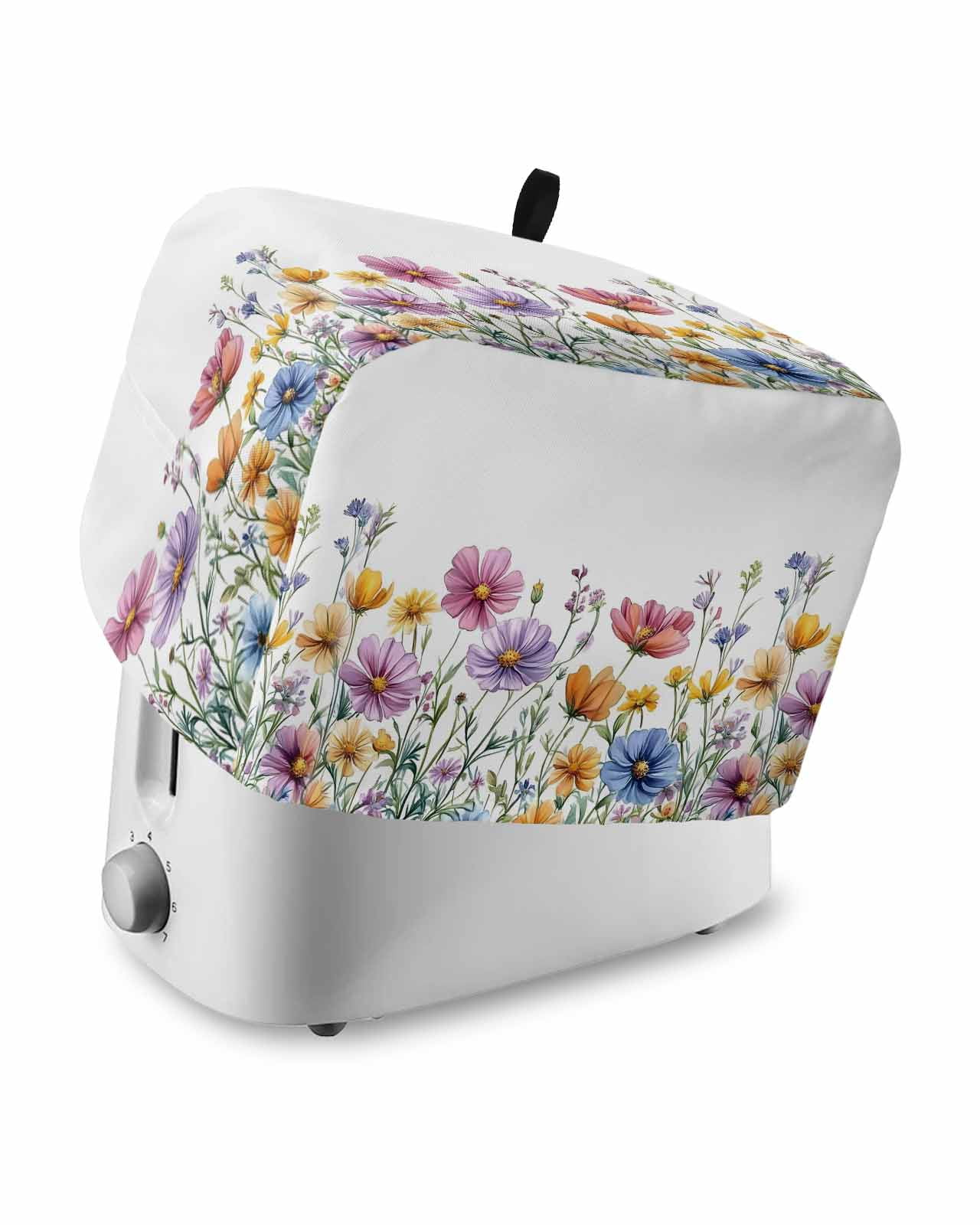 Fsddascl Garden Floral Blooms Small Toaster Cover 2 Slice, Kitchen ...