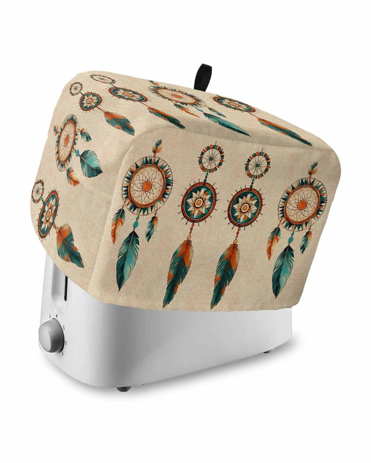 Fsddascl Geometric Feathers Small Toaster Cover 2 Slice, Kitchen ...