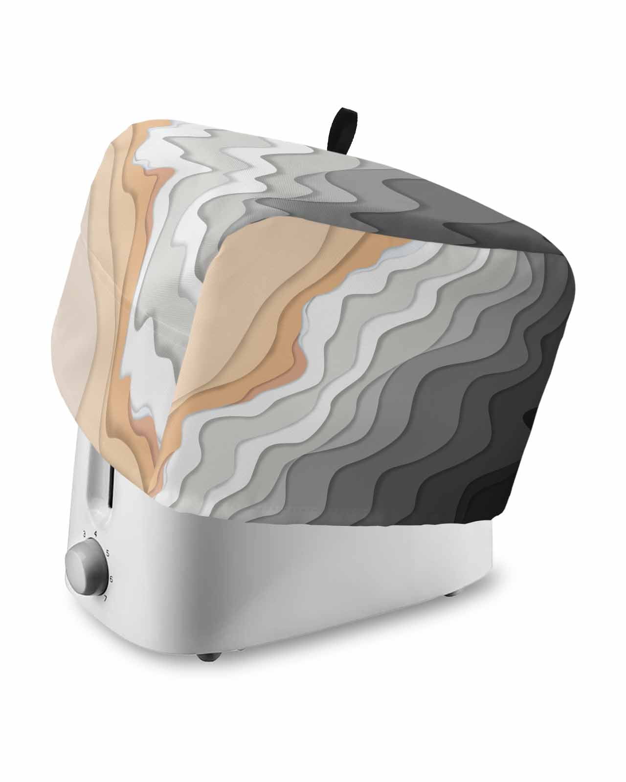 Fsddascl Gray Coastal Beach Small Toaster Cover 2 Slice, Kitchen ...