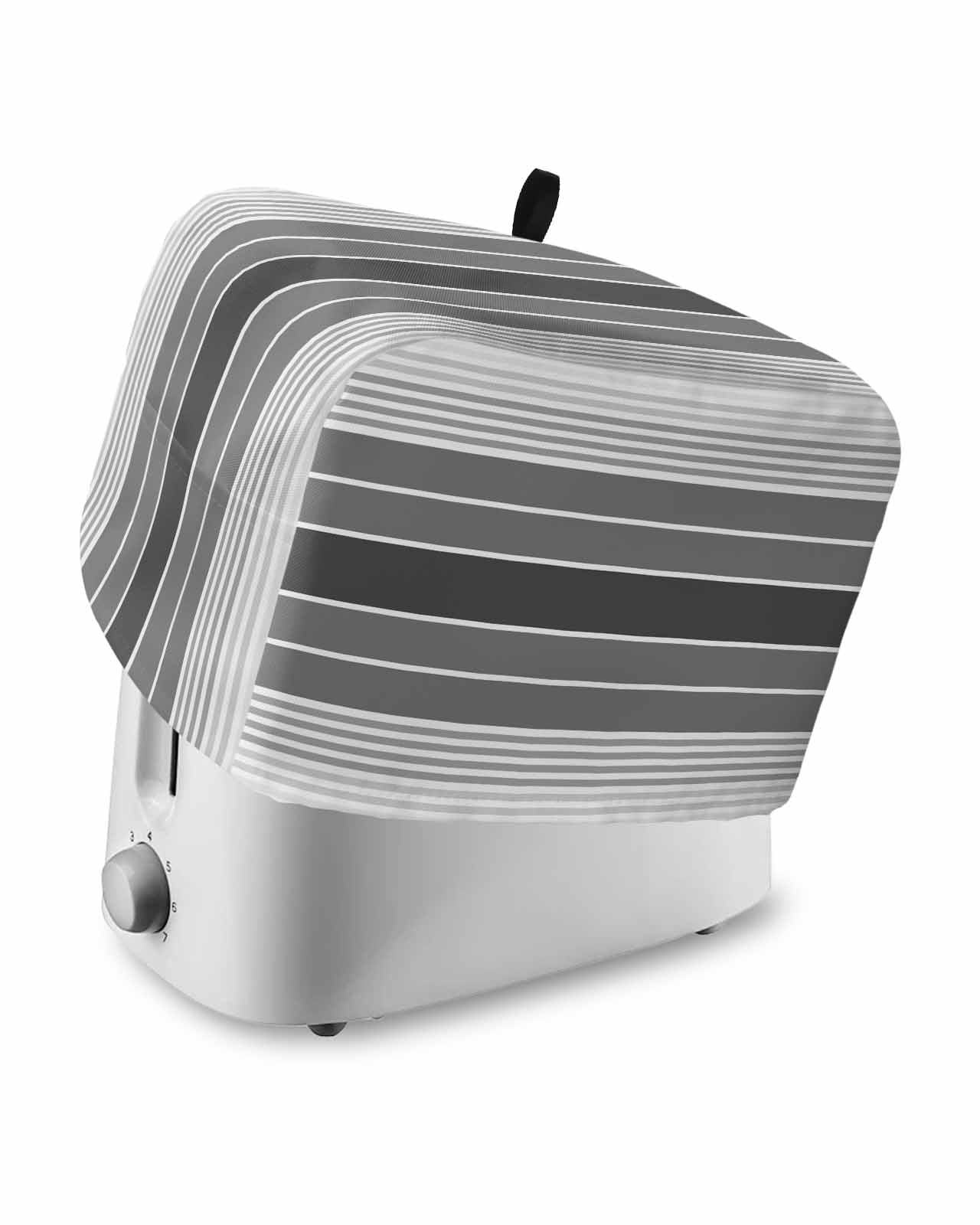 Fsddascl Gray Ombre Stripe Small Toaster Cover 2 Slice, Kitchen ...
