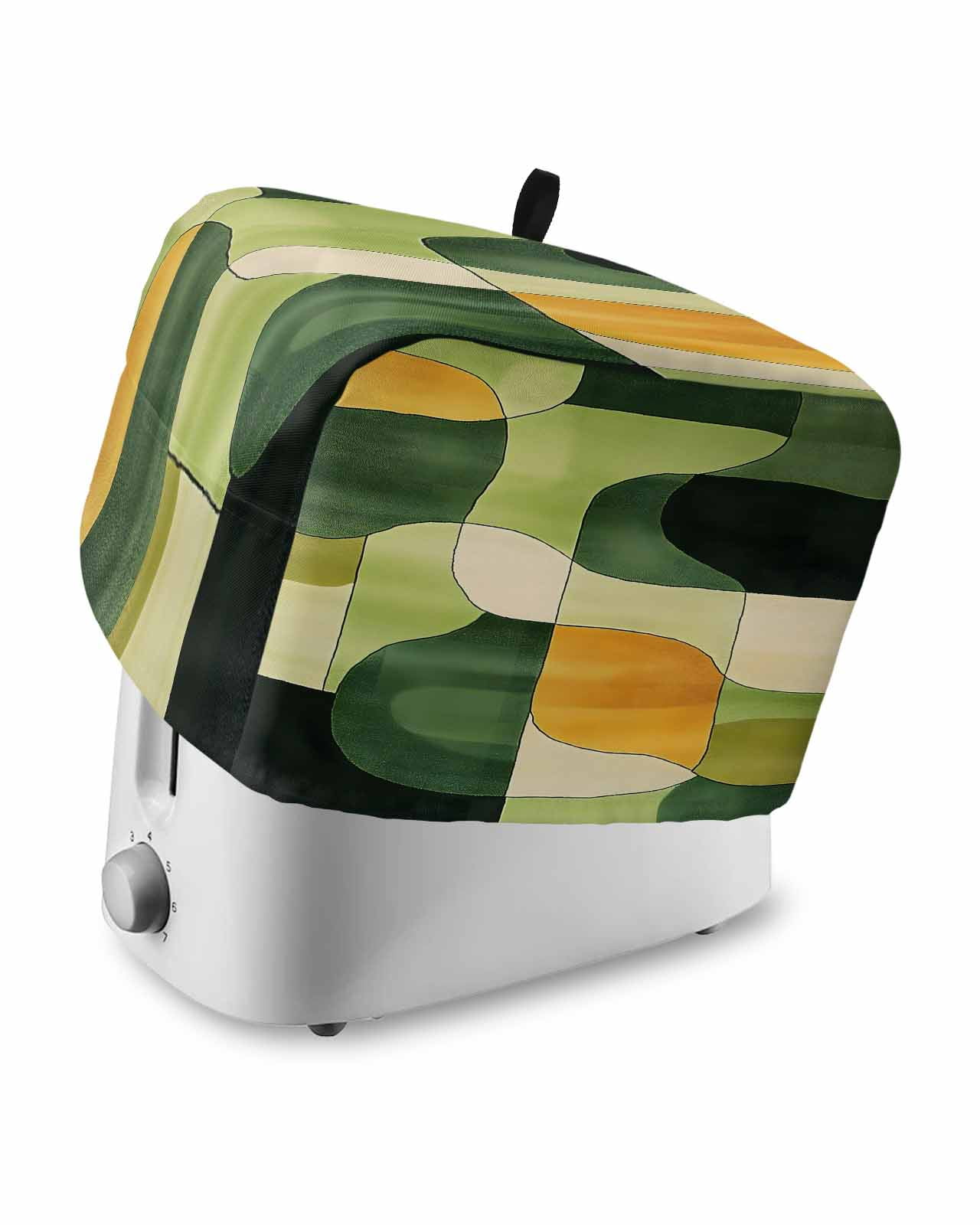 Fsddascl Green Geometric Small Toaster Cover 2 Slice, Kitchen Appliance ...