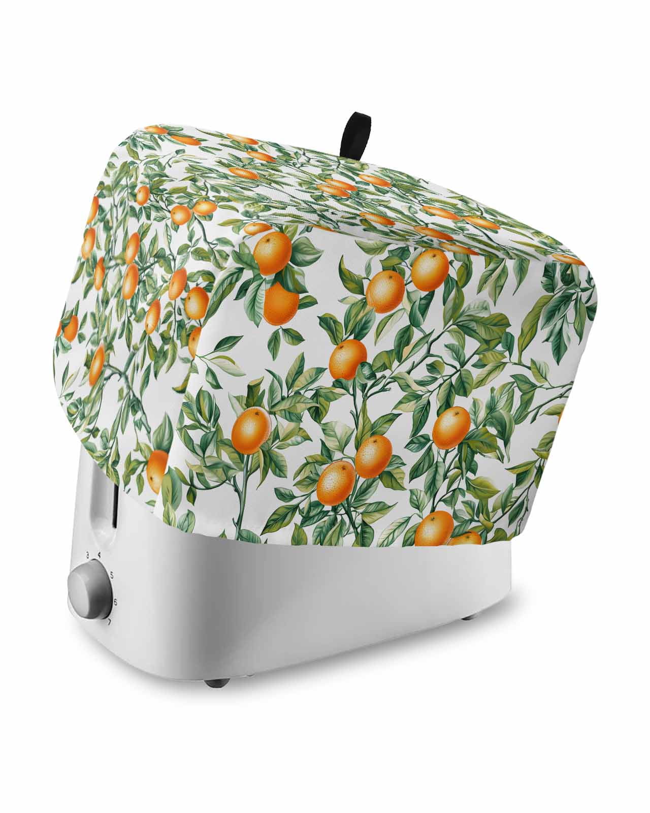 Fsddascl Green Leaves Orange Toaster Cover 4 Slice, Large Kitchen ...