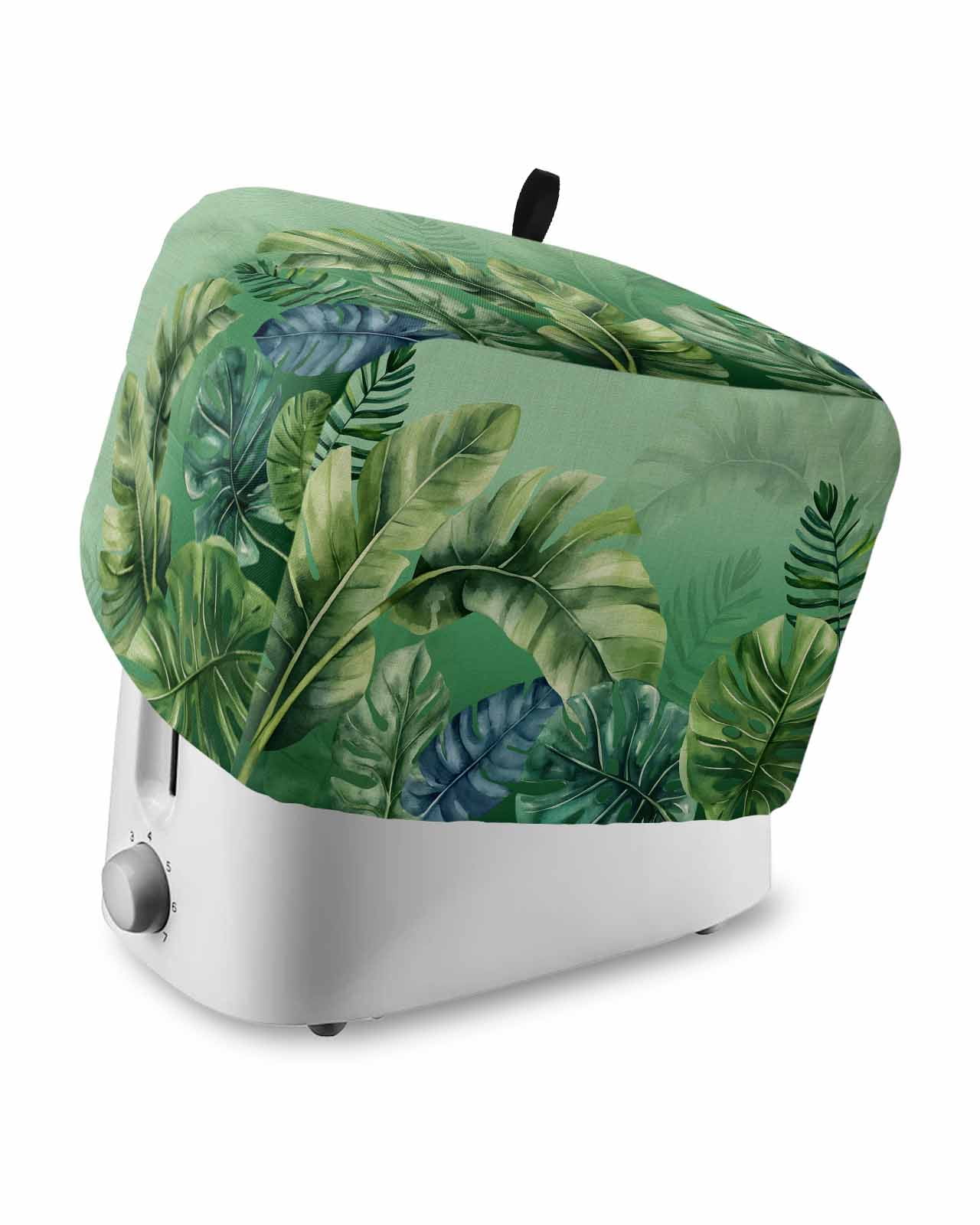 Fsddascl Green Leaves Toaster Cover 4 Slice, Large Kitchen Appliance ...