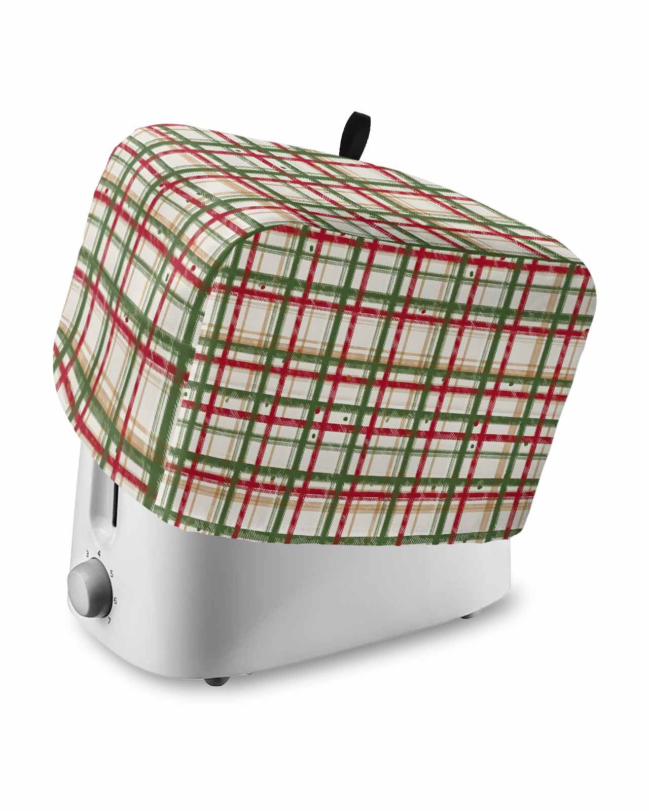Fsddascl Green Red Checkered Toaster Cover 2 Slice, Small Kitchen ...