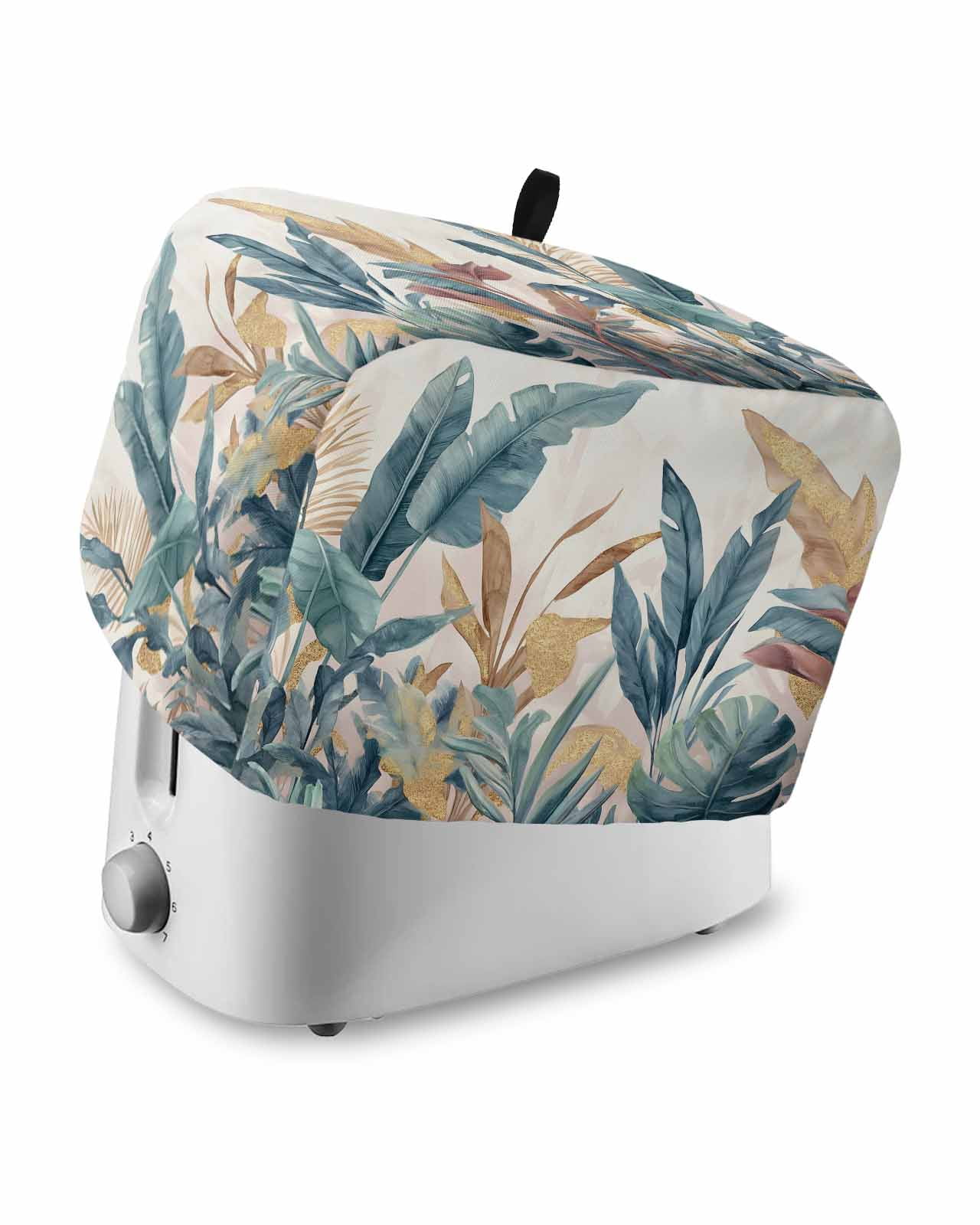 Fsddascl Green Yellow Tropical Leaves Small Toaster Cover 2 Slice ...