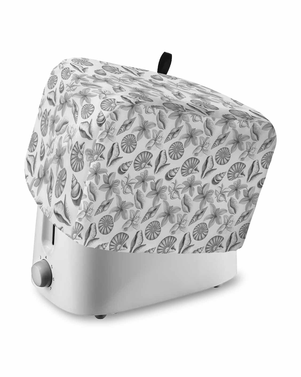 Fsddascl Grey Coastal Toaster Cover 4 Slice, Large Kitchen Appliance ...