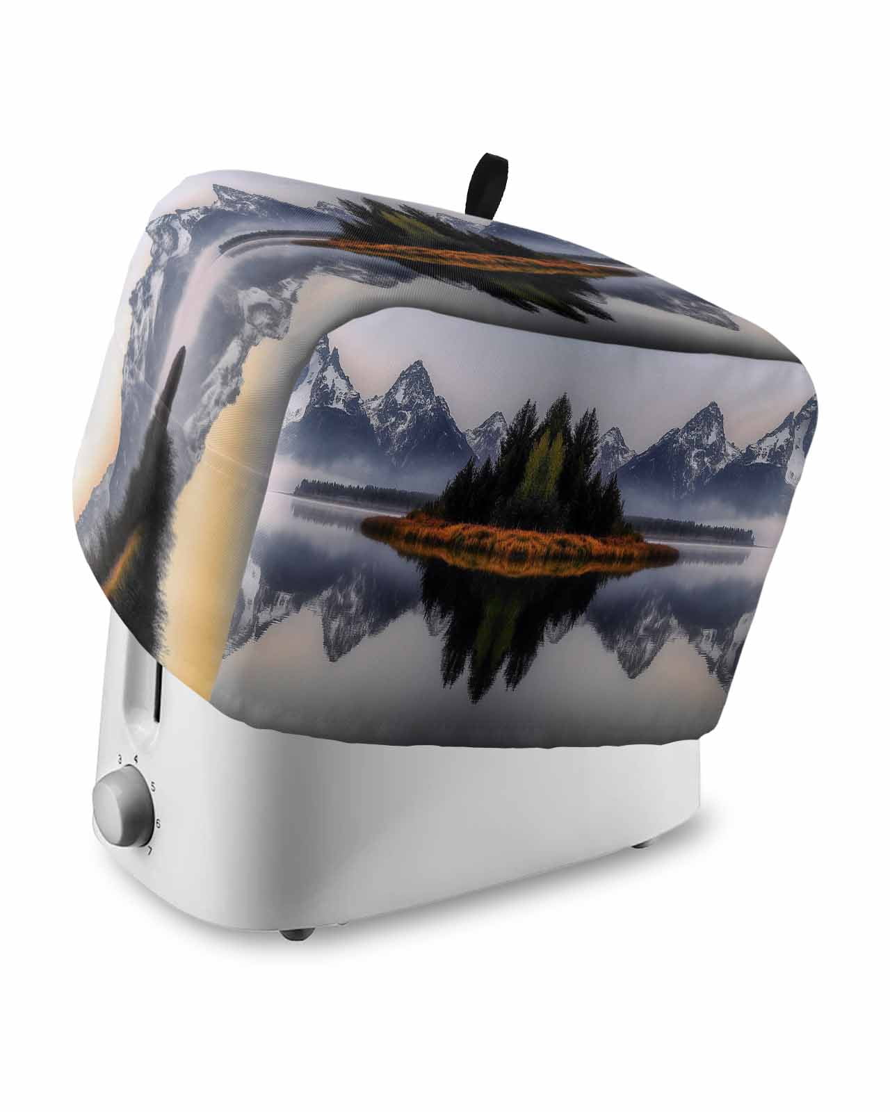 Fsddascl Grey Mountain Small Toaster Cover 2 Slice, Kitchen Appliance ...