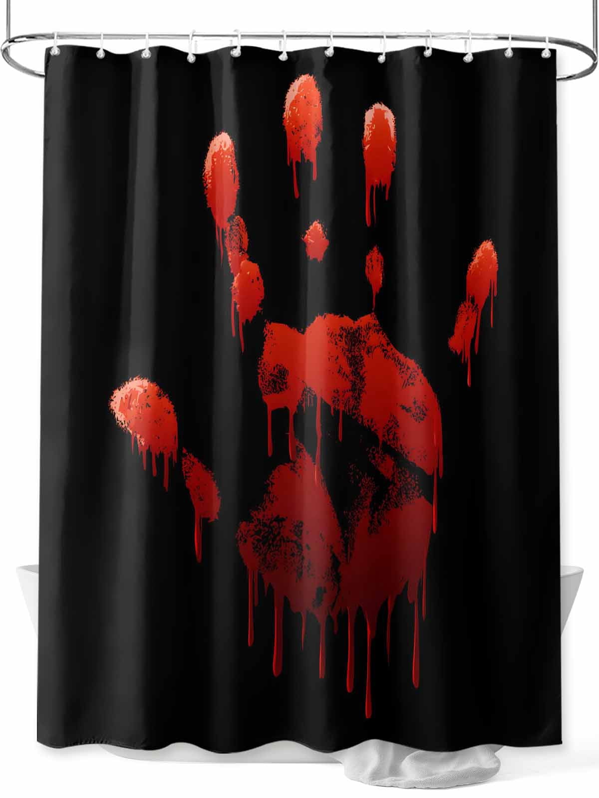 Fsddascl Halloween Shower Curtain Set - 72" x 78" Washable Bathtub ...