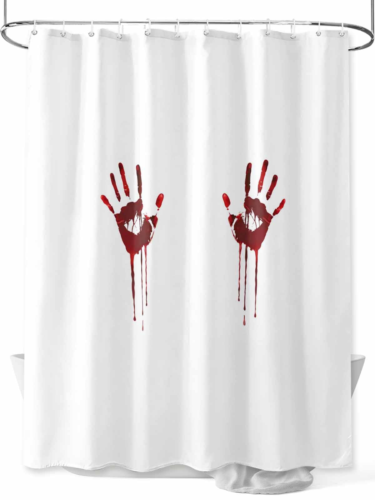 Fsddascl Halloween Shower Curtain Set - 72" x 78" Washable Bathtub ...