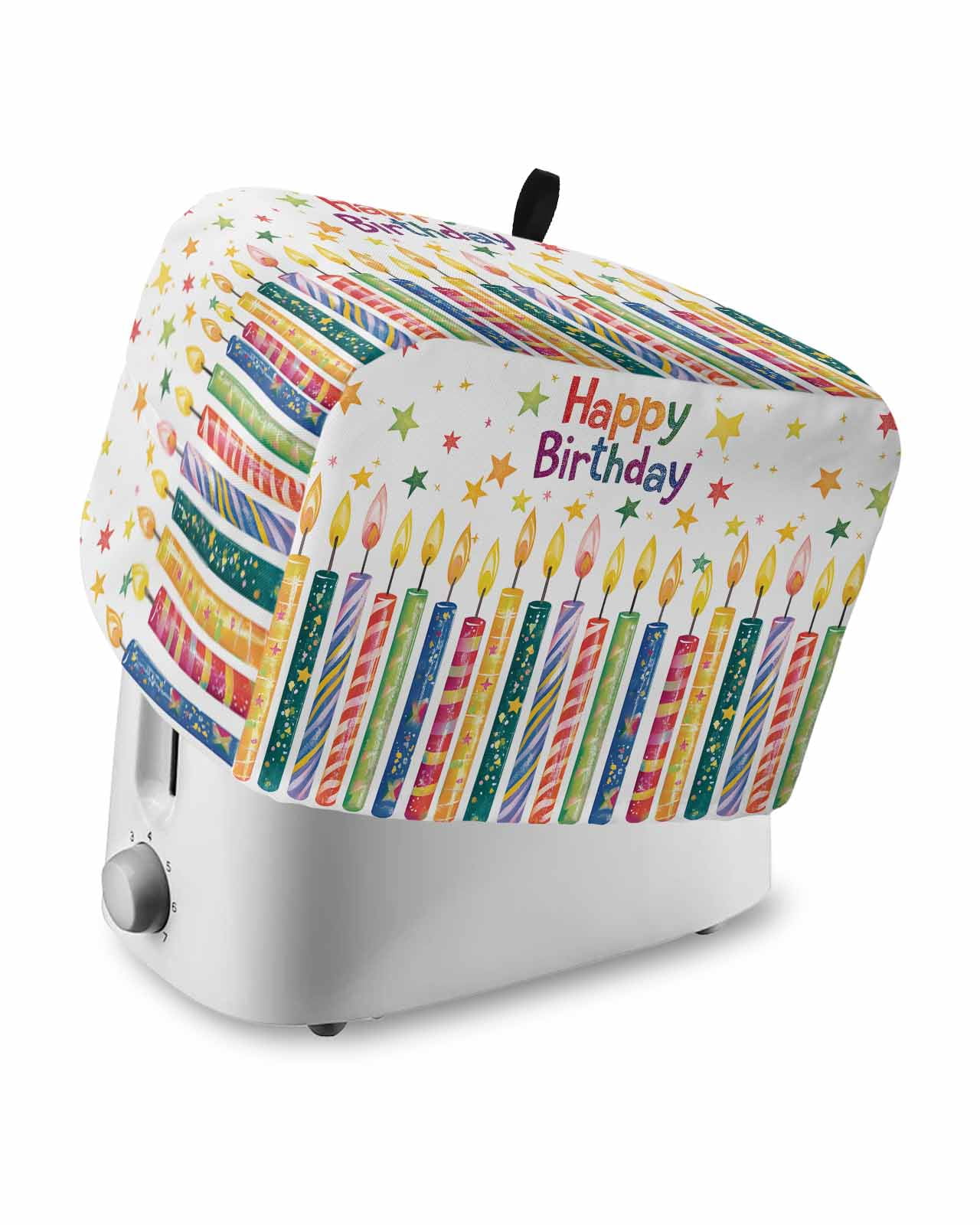 Fsddascl Happy Birthday Small Toaster Cover 2 Slice, Kitchen Appliance ...
