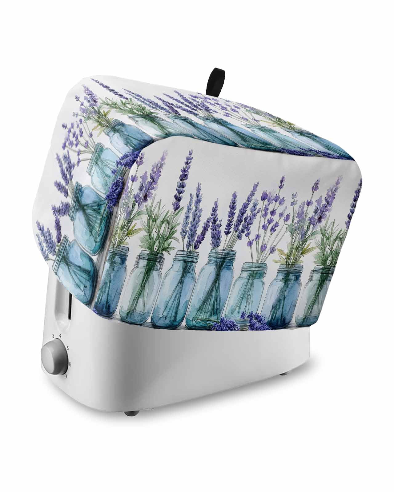 Fsddascl Lavender Floral Toaster Cover 2 Slice, Small Kitchen Appliance ...