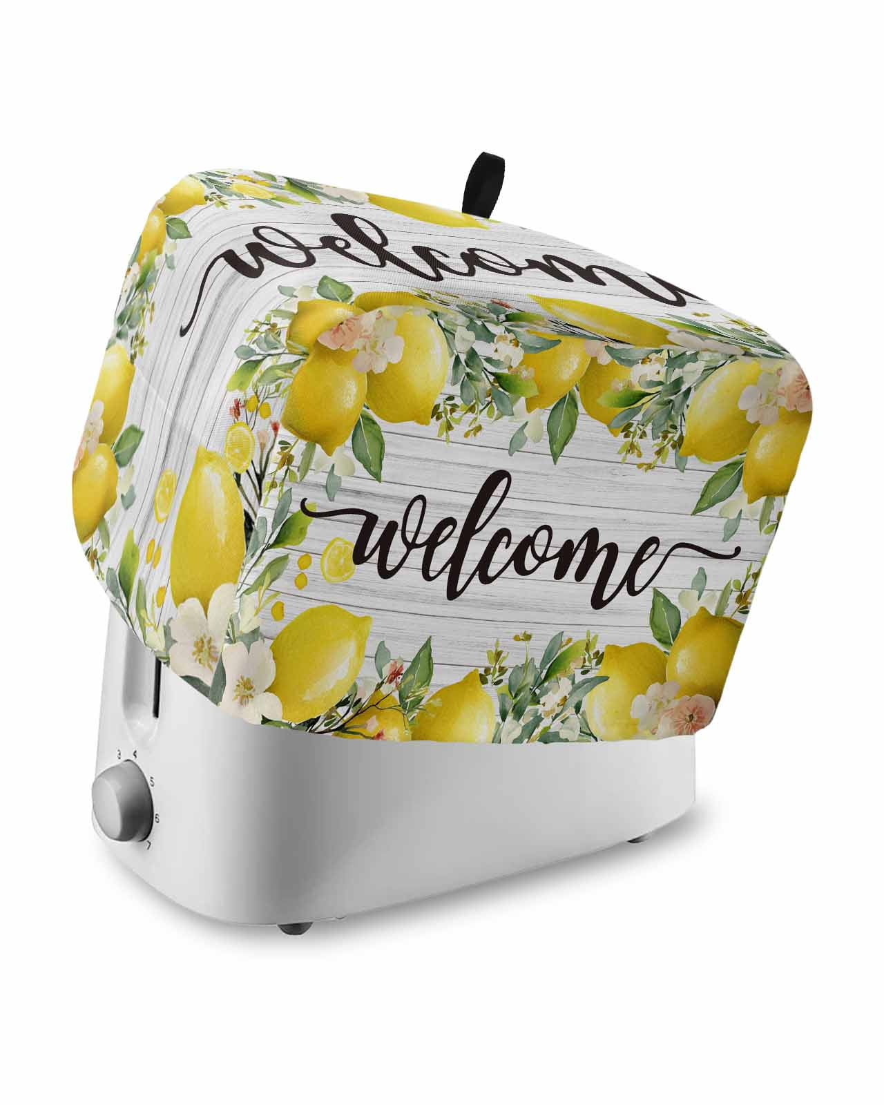 Fsddascl Lemon Farmhouse Toaster Cover 2 Slice, Small Kitchen Appliance ...