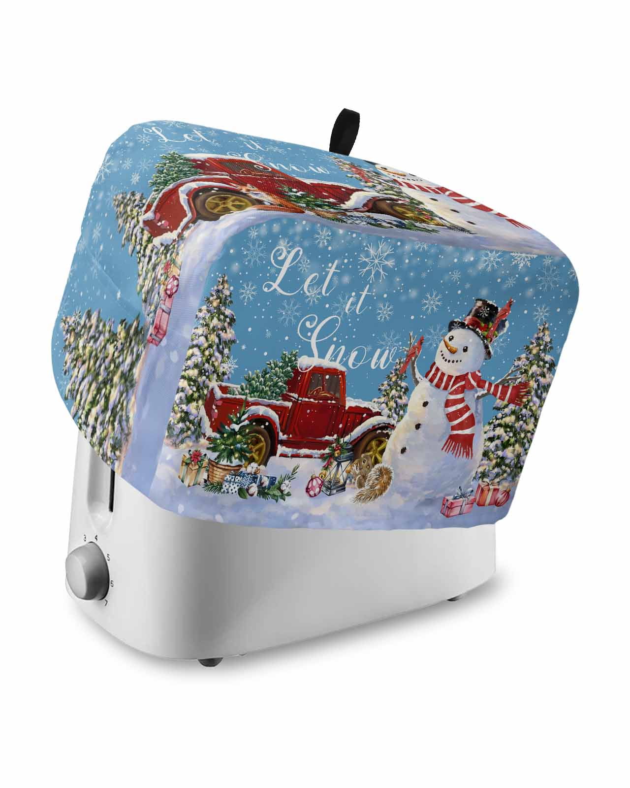 Fsddascl Light Blue Christmas Toaster Cover 2 Slice, Small Kitchen ...
