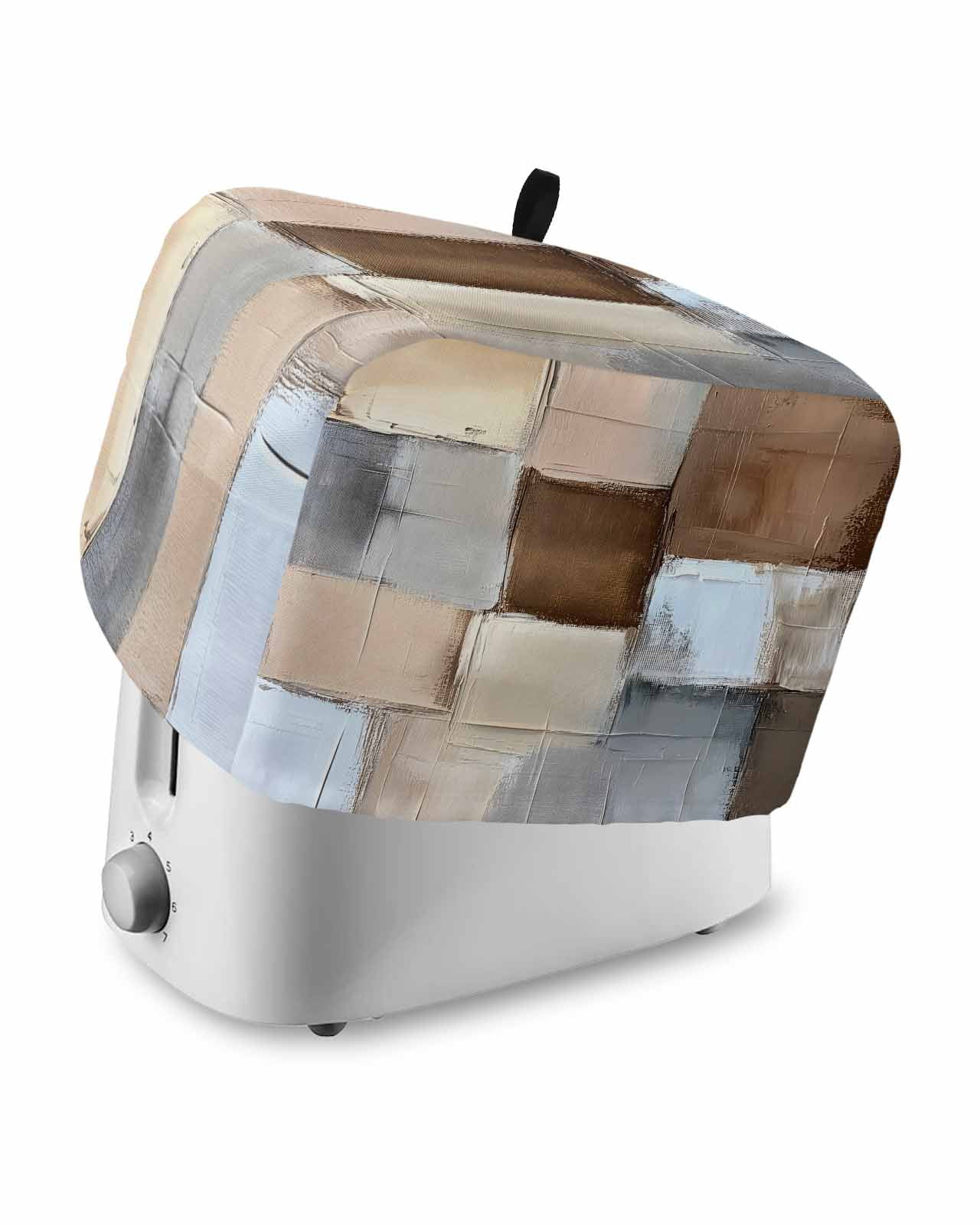 Fsddascl Modern Beige Brown Small Toaster Cover 2 Slice, Kitchen ...