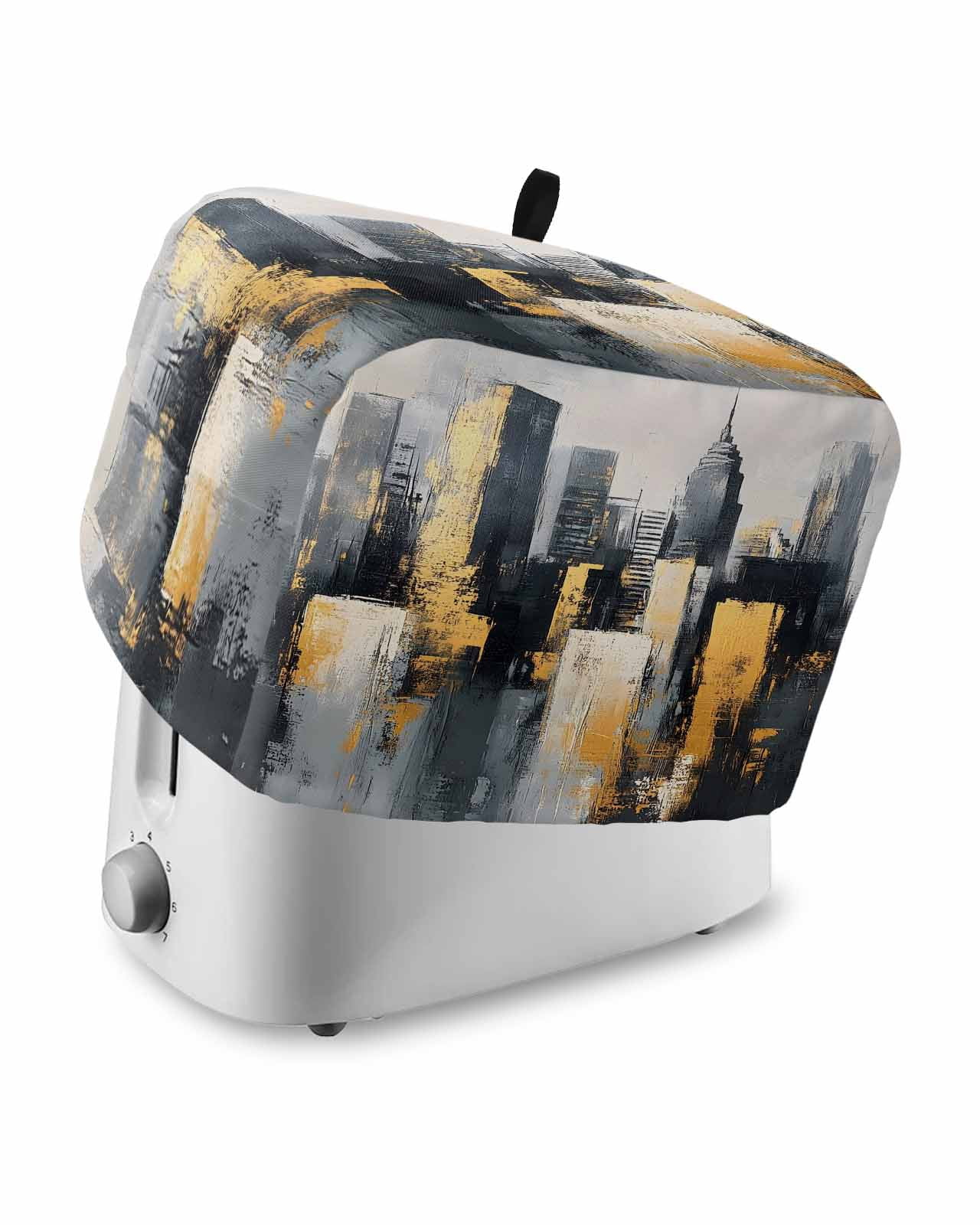 Fsddascl Modern Building Small Toaster Cover 2 Slice, Kitchen Appliance ...