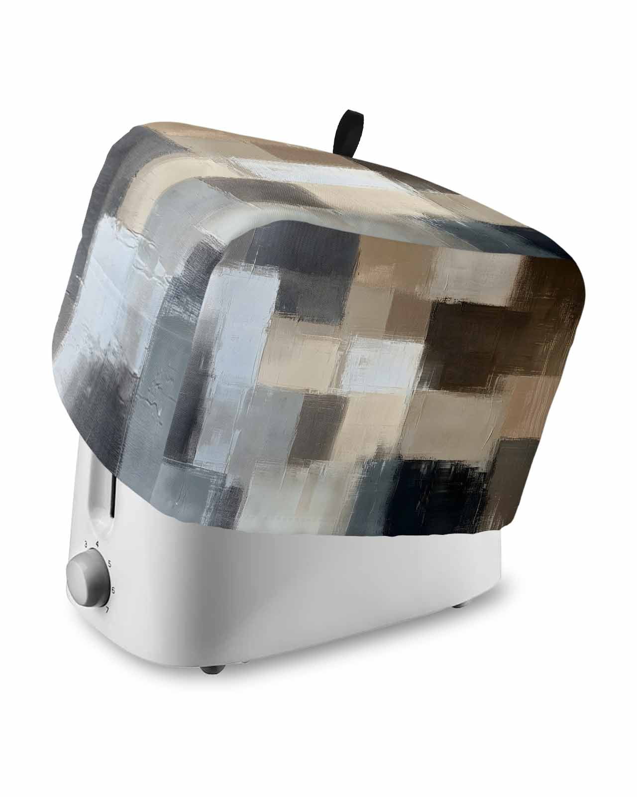 Fsddascl Modern Grey Brown Toaster Cover 4 Slice, Large Kitchen ...